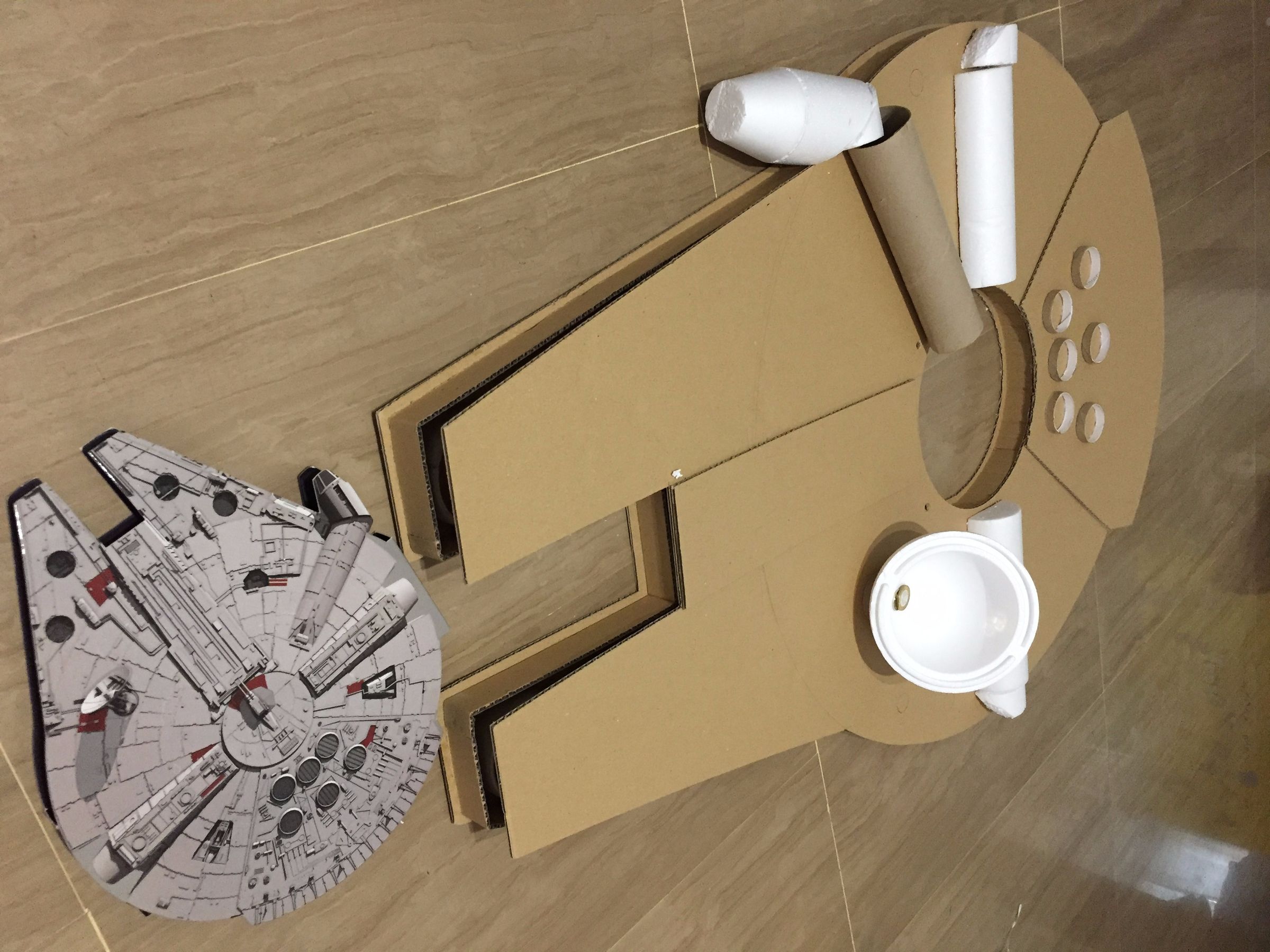 Make Your Own Millennium Falcon for Your Child : 7 Steps (with Pictures ...