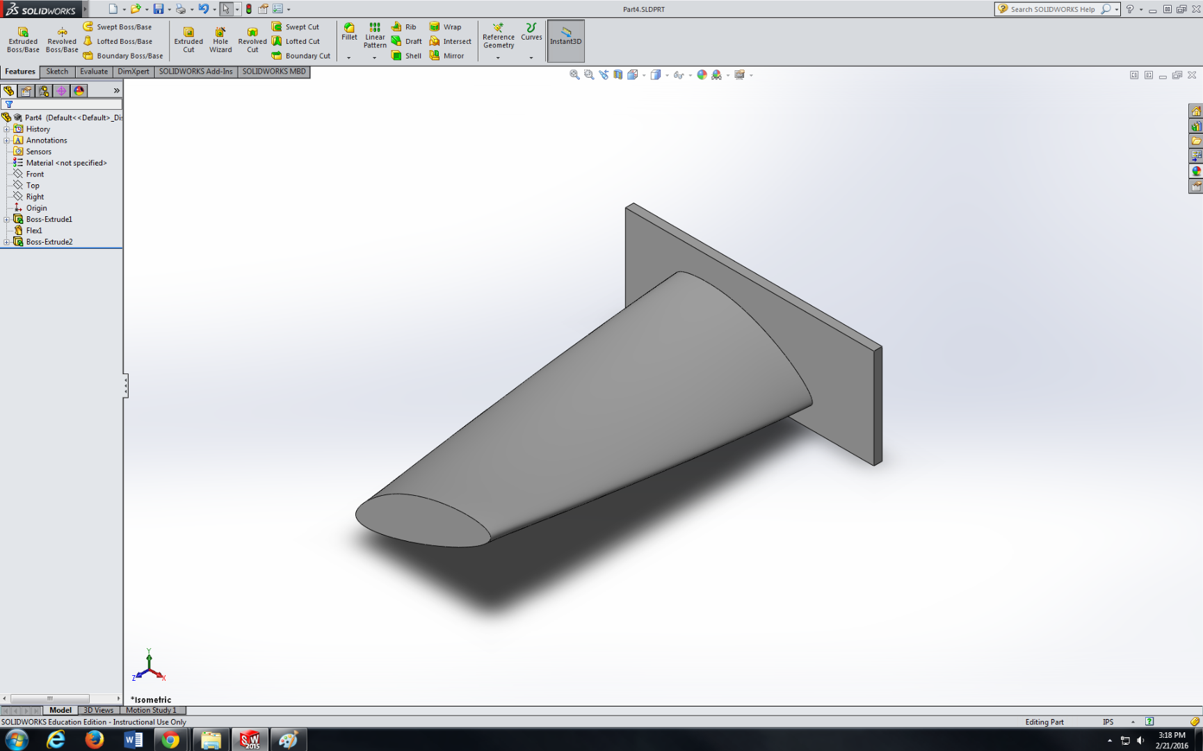 How to Create a Simple Turbine Blade on SolidWorks : 12 Steps ...