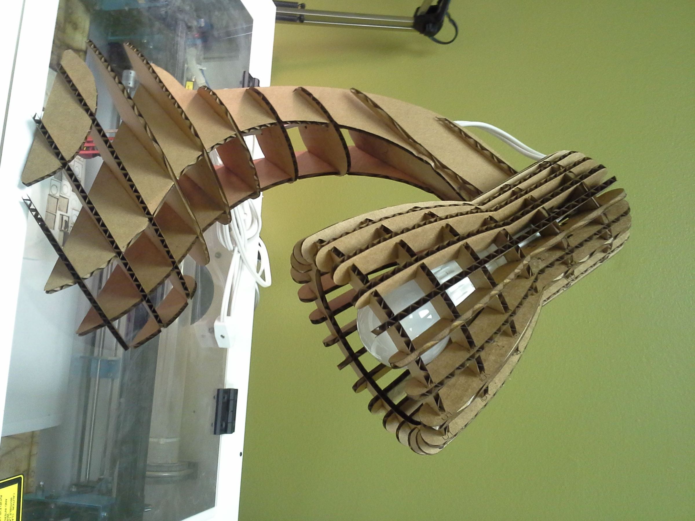 Cardboard Desk Lamp : 9 Steps (with Pictures) - Instructables