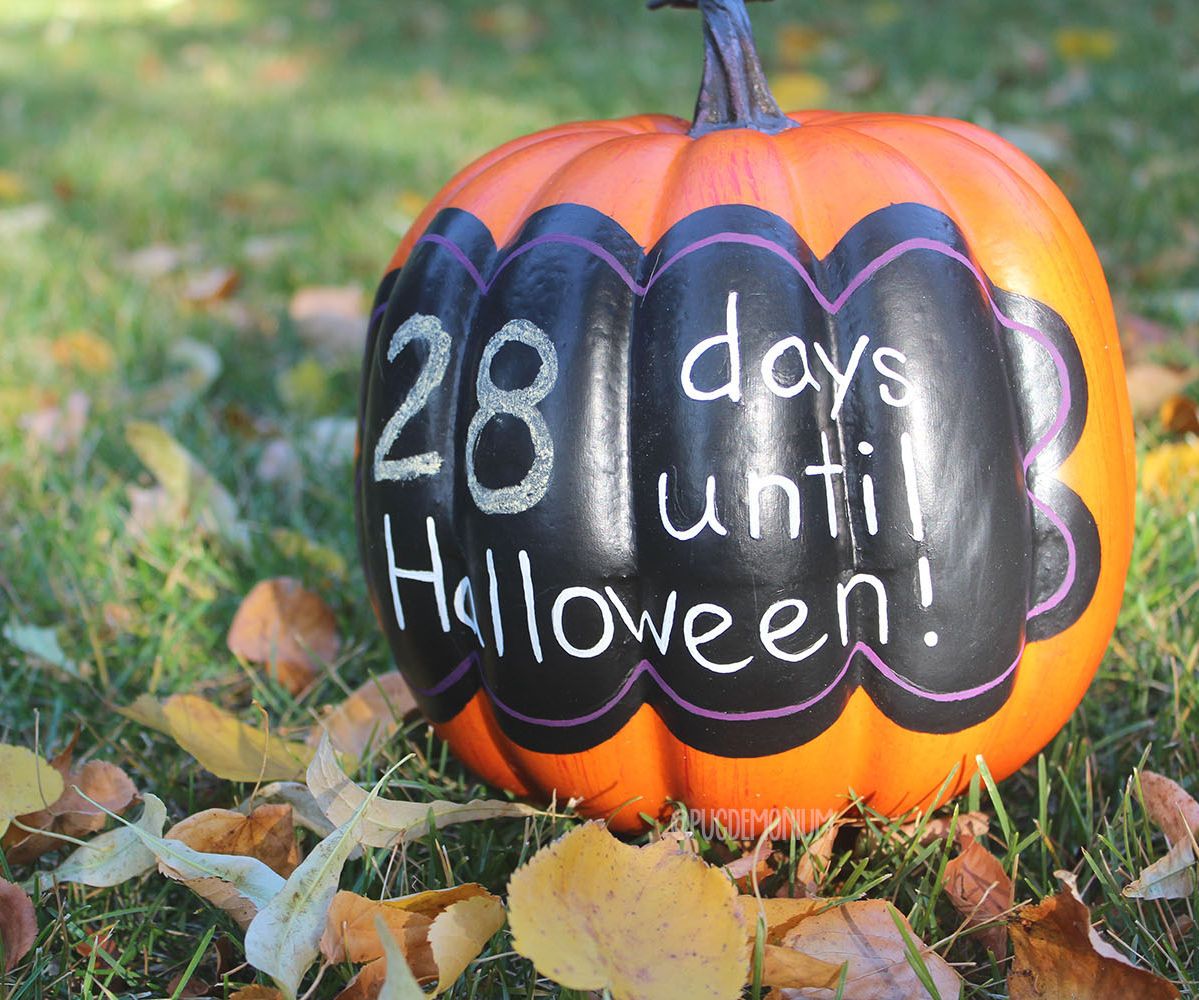Halloween Countdown Pumpkin : 3 Steps (with Pictures) - Instructables