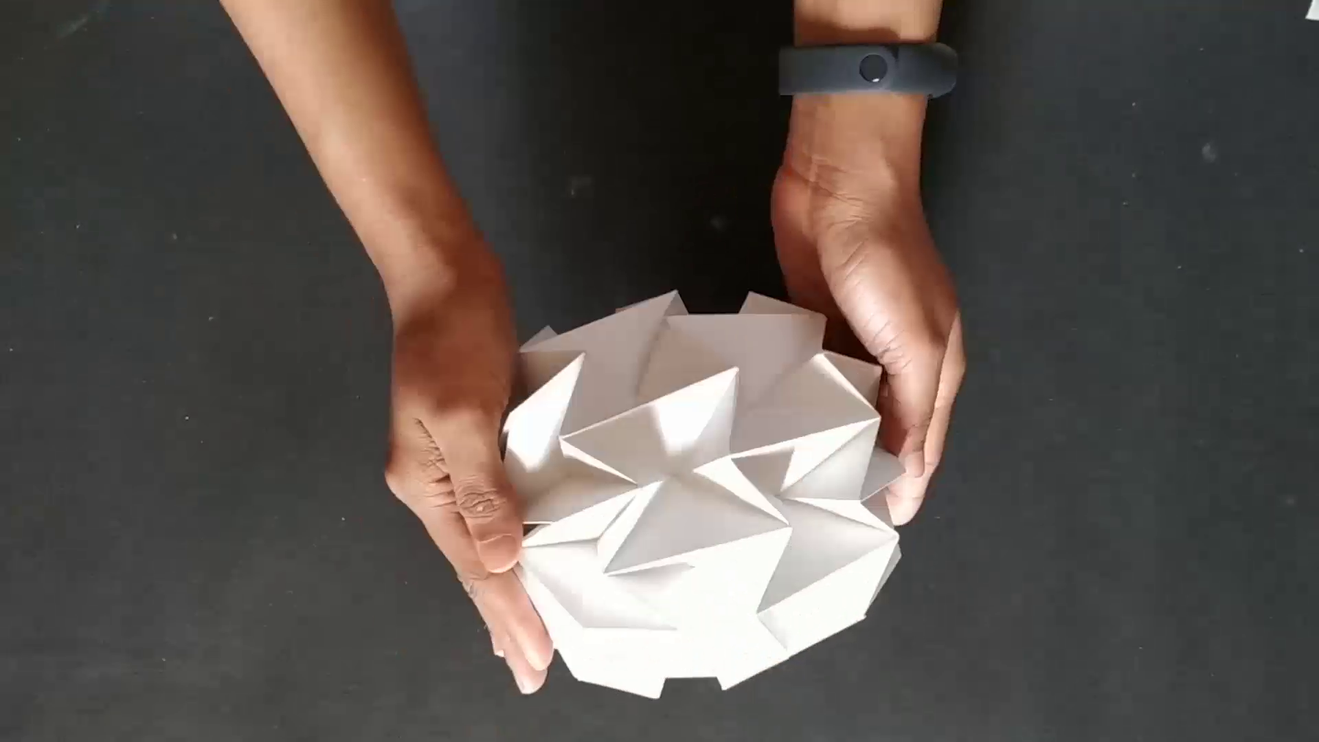 Origami Paper Lamp Shade : 15 Steps - Instructables