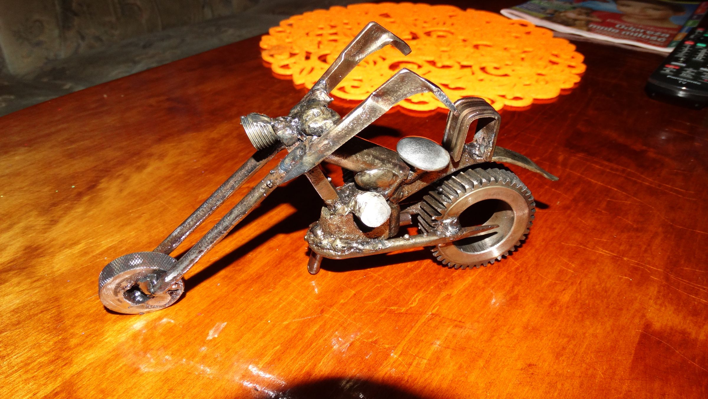 Welding Scrap Metal Motorcycle : 4 Steps - Instructables