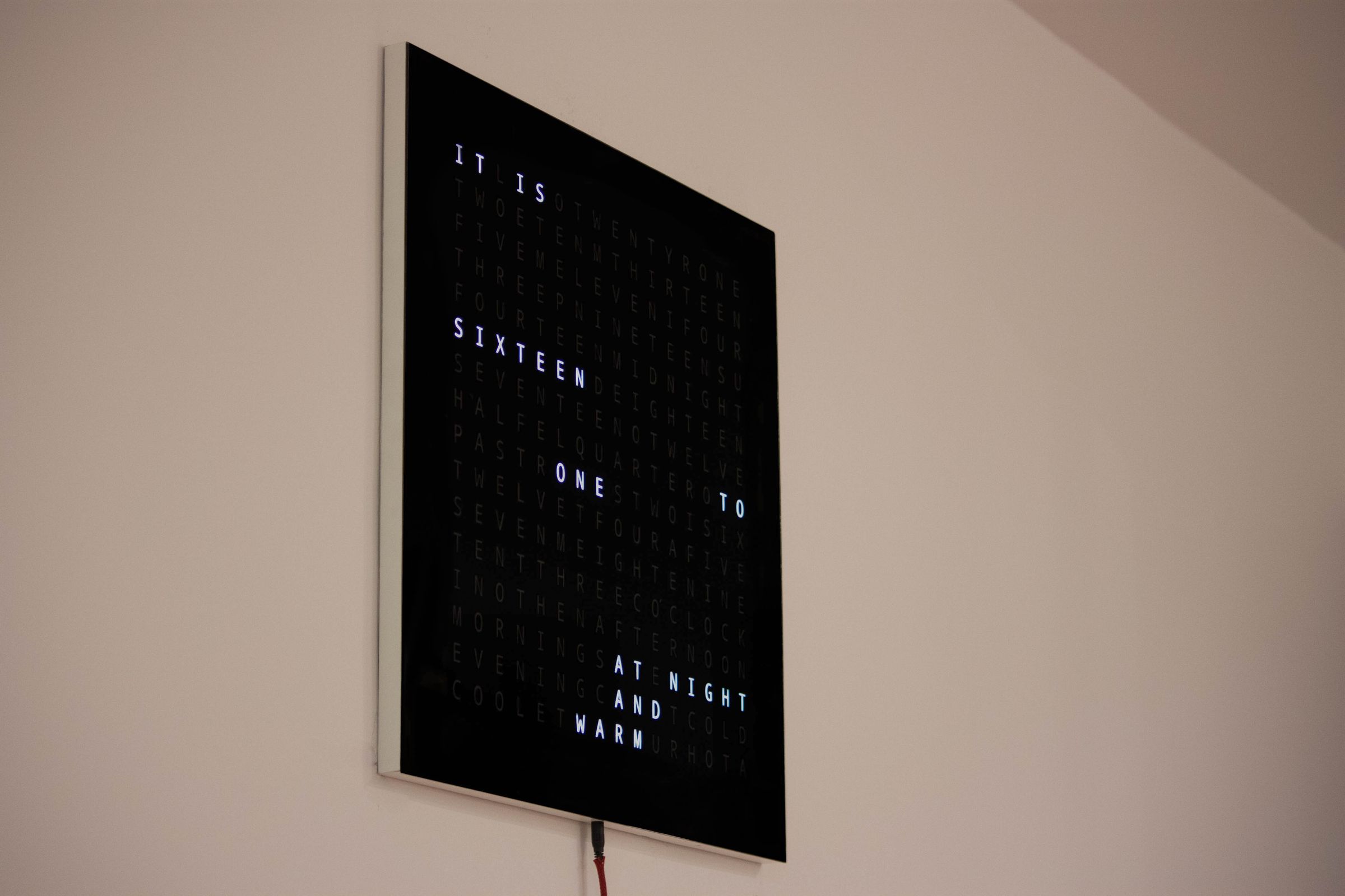 Wordclock : 15 Steps (with Pictures) - Instructables