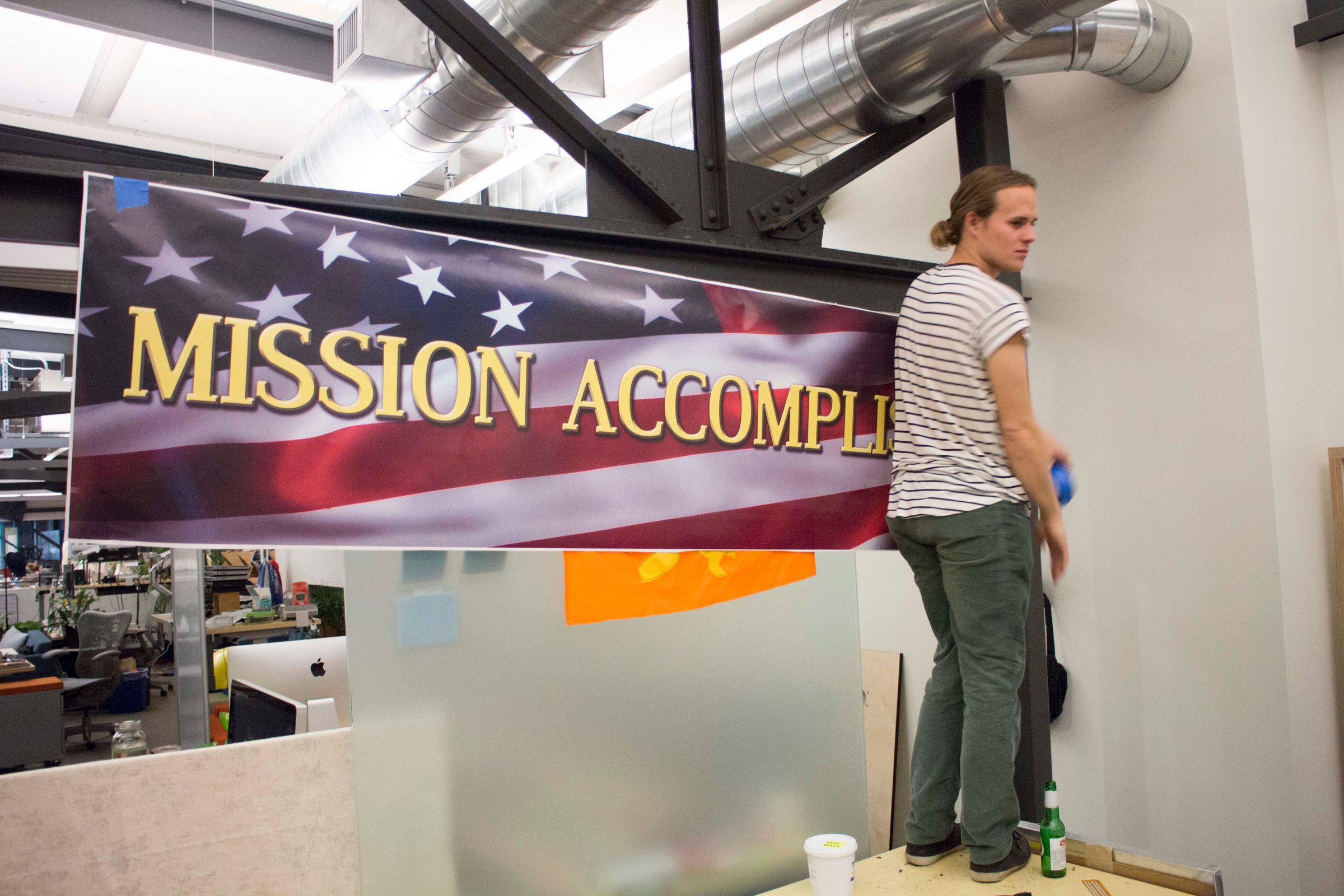 Mission Accomplished Banner