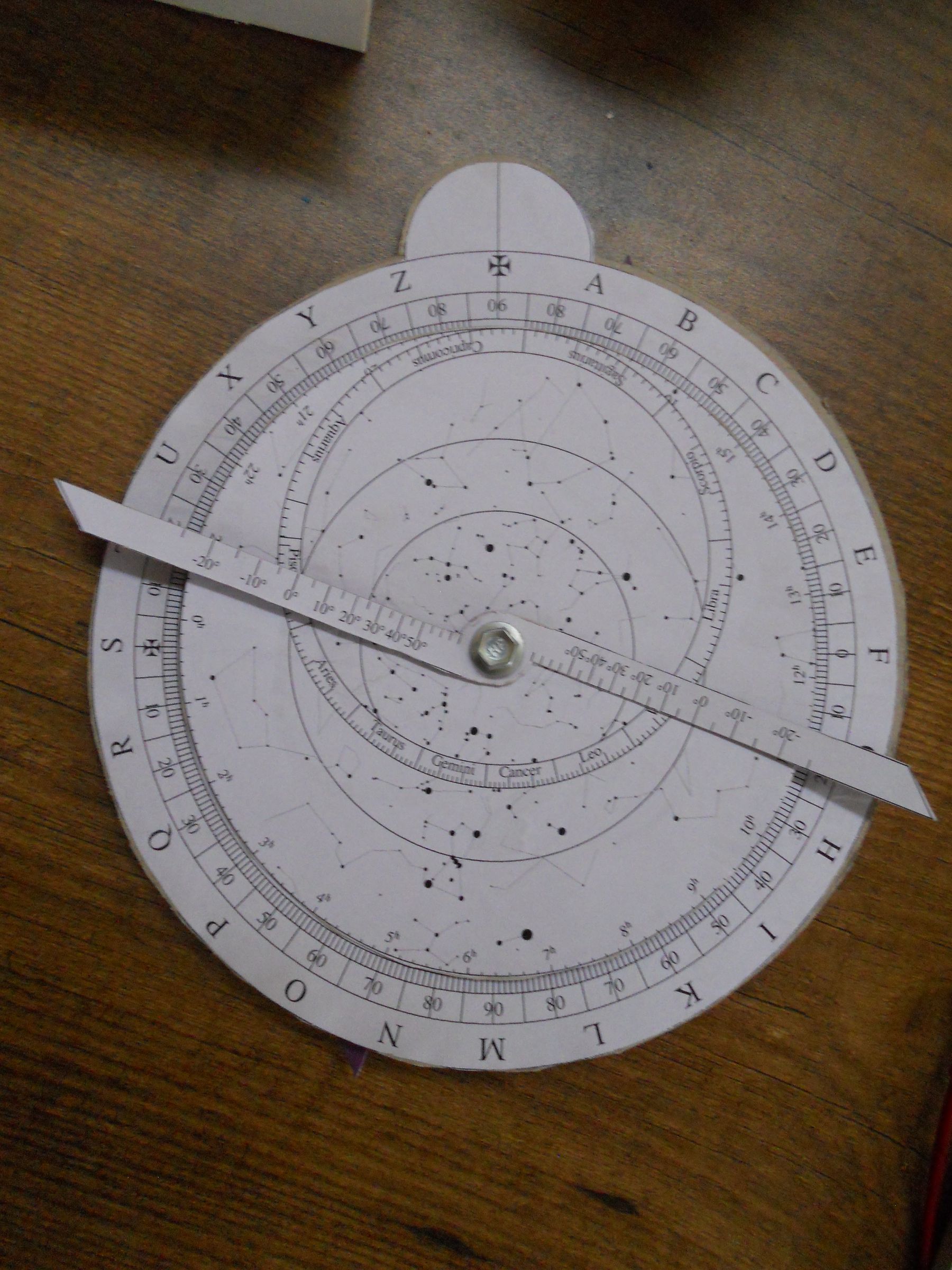 ASTROLABE - Made Using Paper (medieval Astronomical Instrument) : 4 ...