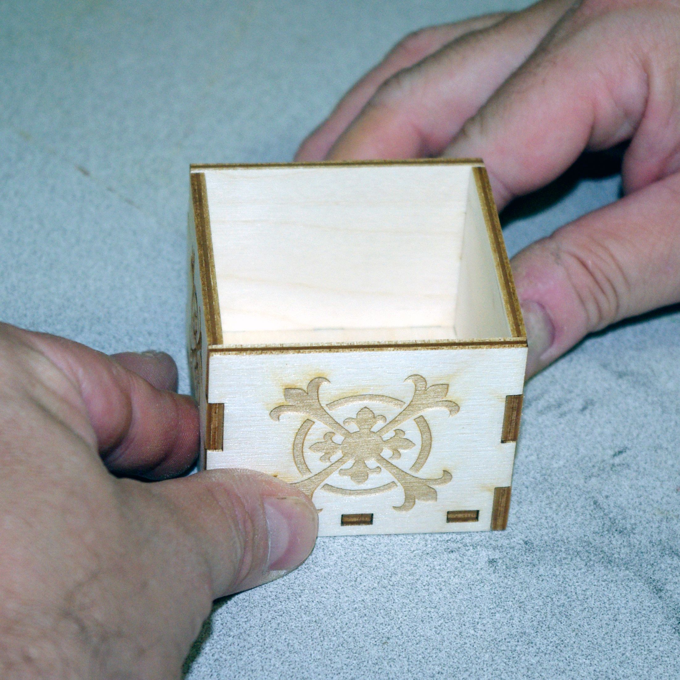 Small Laser Cut Wooden Box (2.5x2.5) : 7 Steps (with Pictures ...