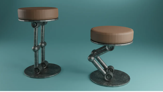 How to Design Sci Fi Bar Stool Using 3D CAD Software - Instructables