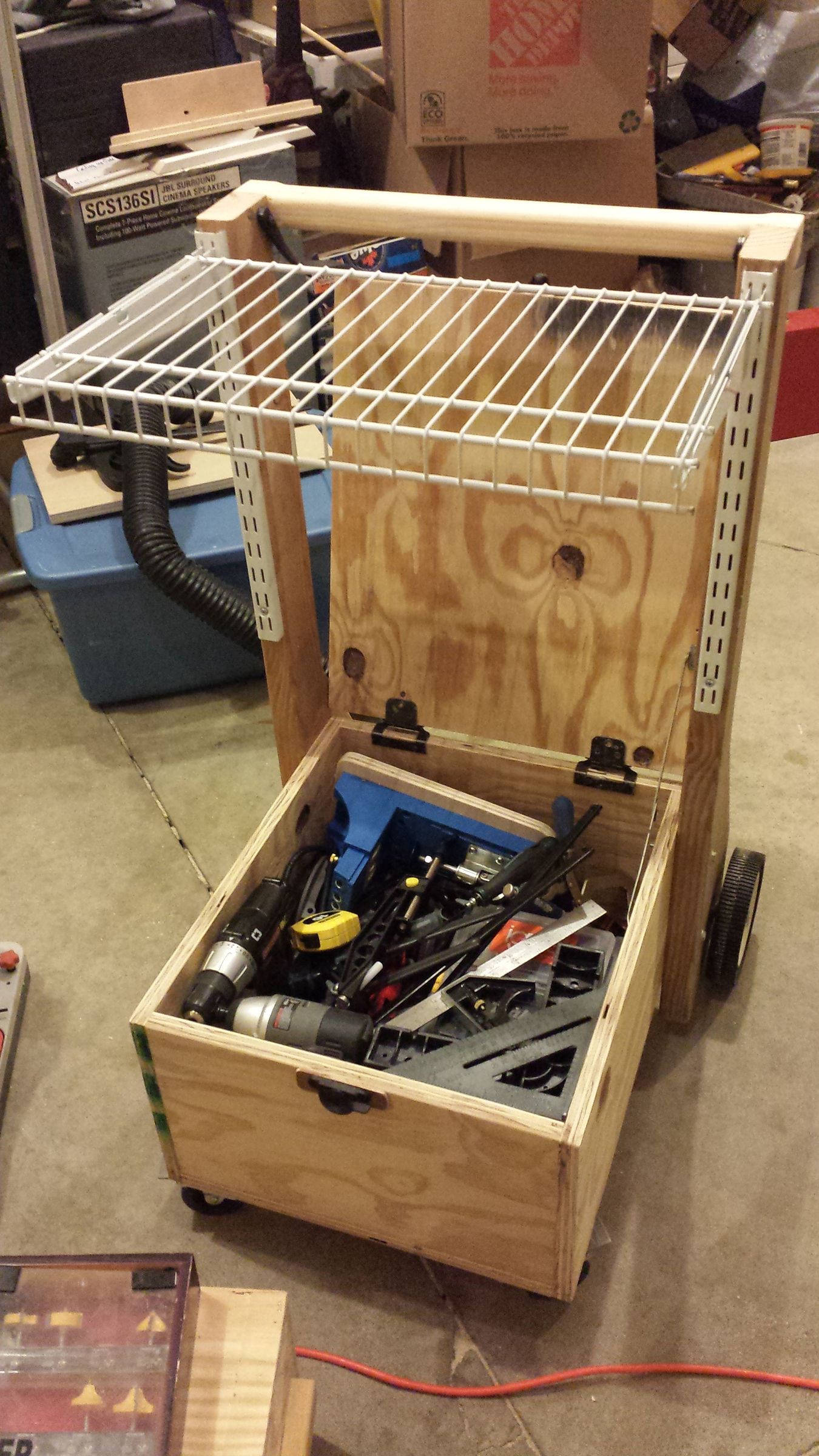 Mobile Toolbox and Work Station : 5 Steps - Instructables