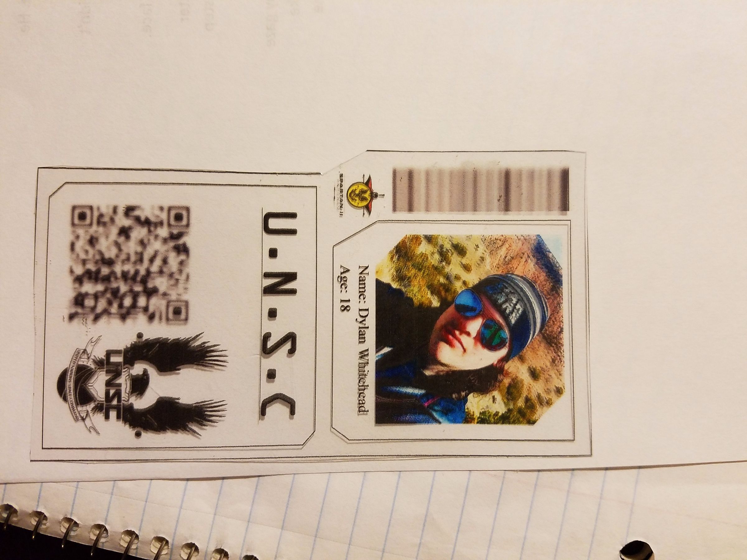 U.N.S.C ID Badge : 3 Steps - Instructables