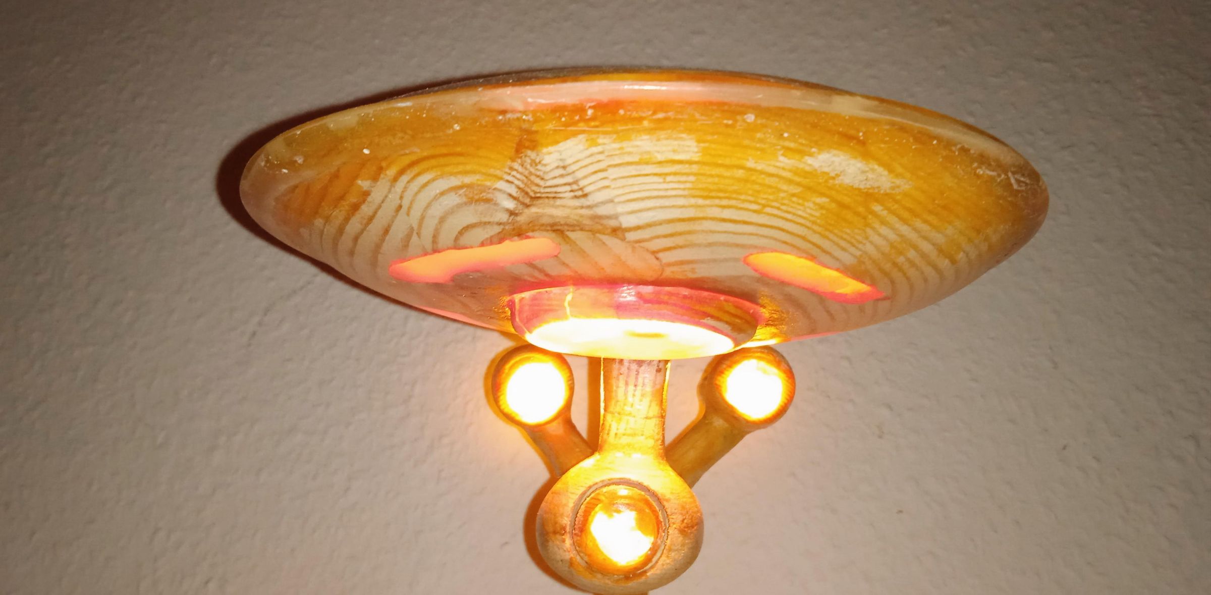 Making an Amazing Wooden Spaceship Table Lamp : 12 Steps (with Pictures ...