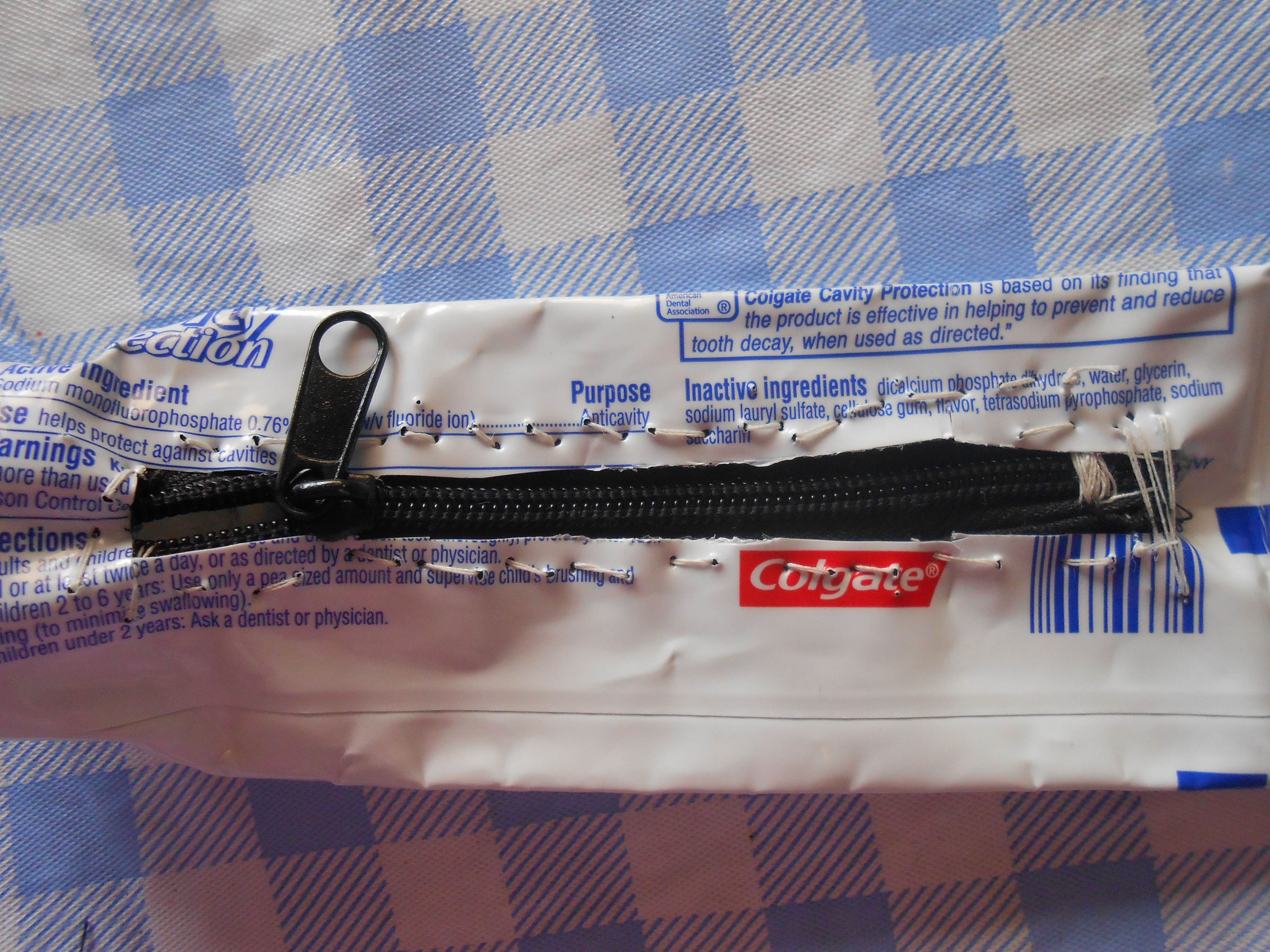 Toothpaste Tube Change Purse : 6 Steps (with Pictures) - Instructables