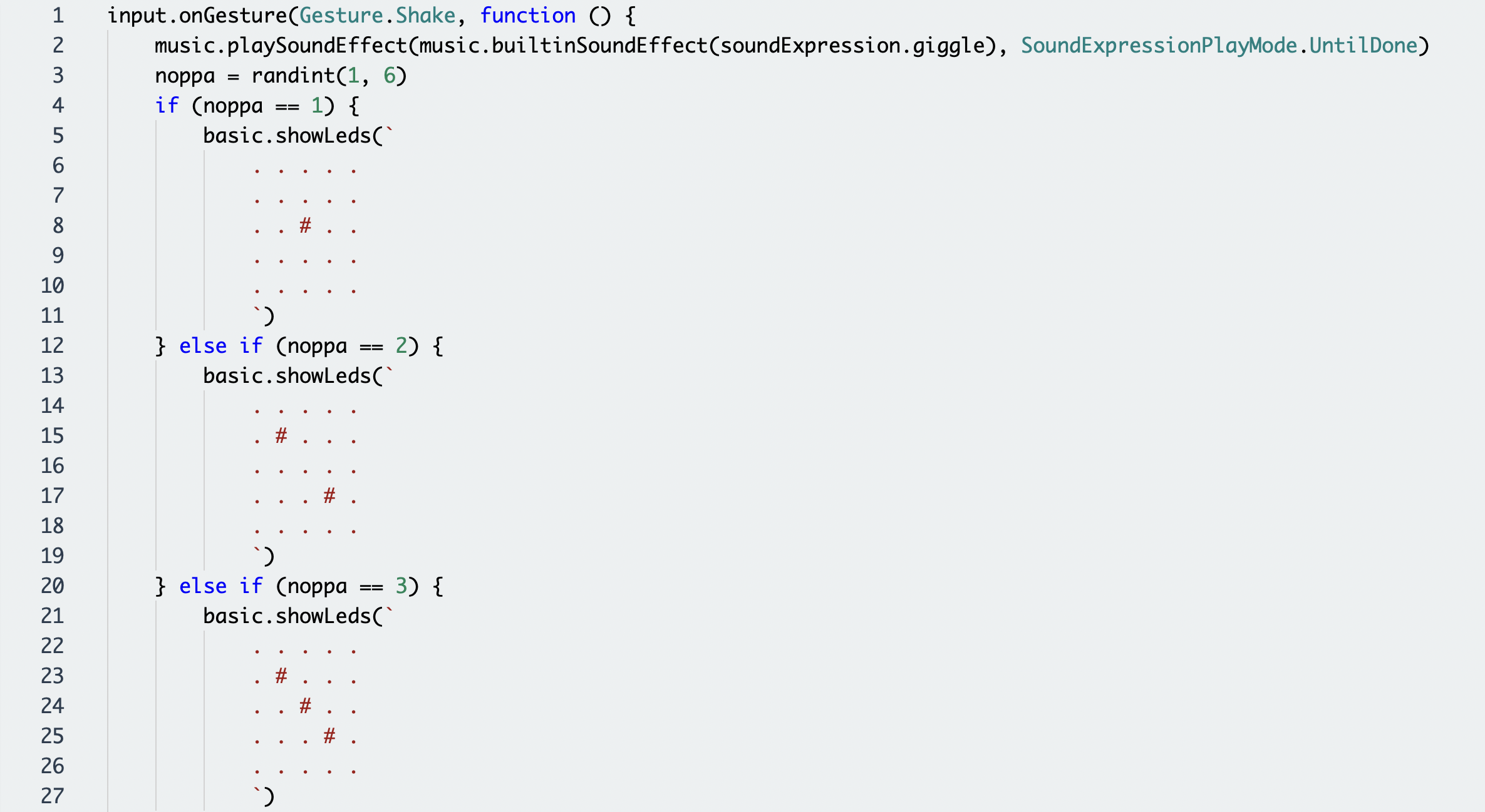 Micro:bit Noppa : 7 Steps - Instructables