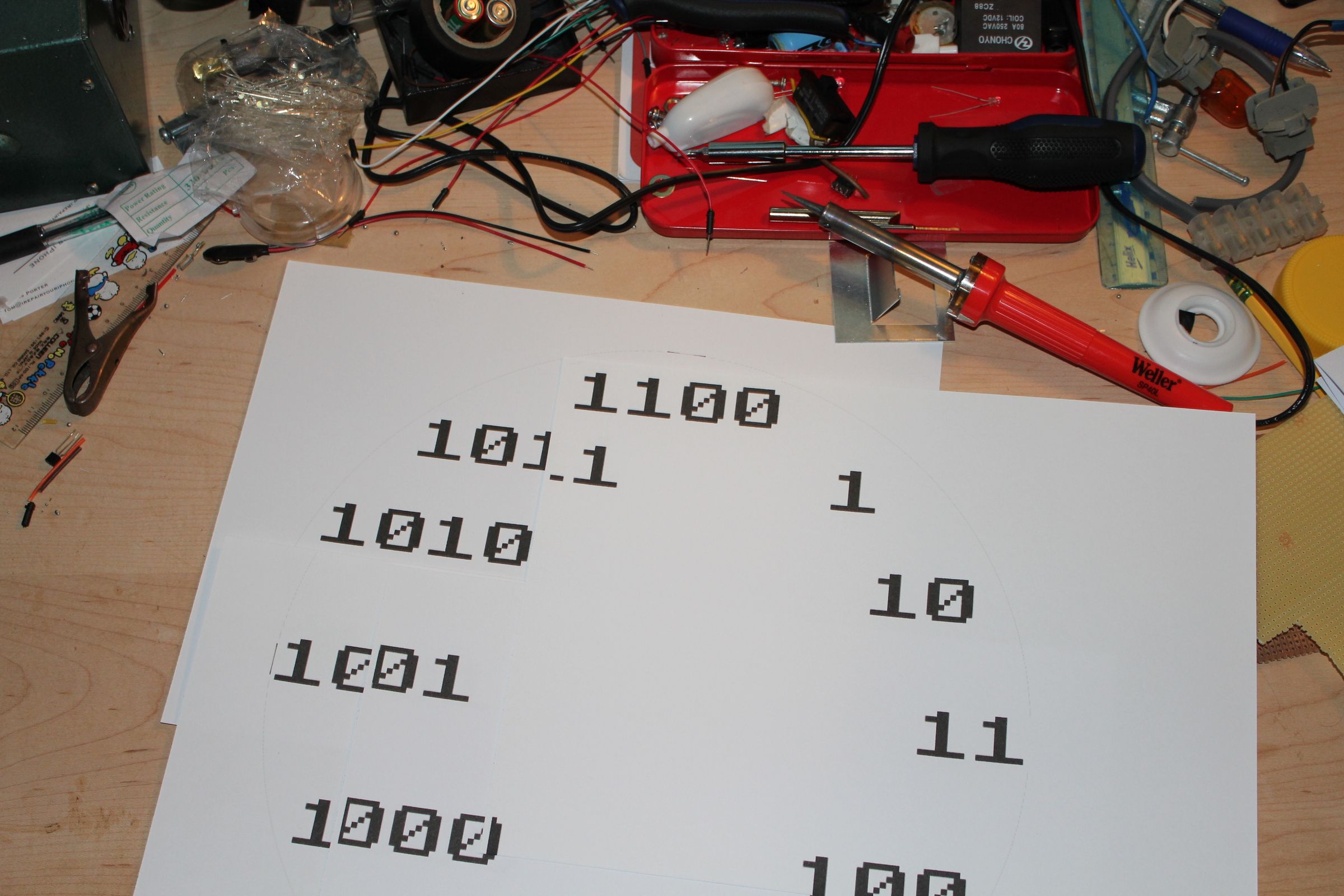 Analog Binary Clock : 6 Steps - Instructables