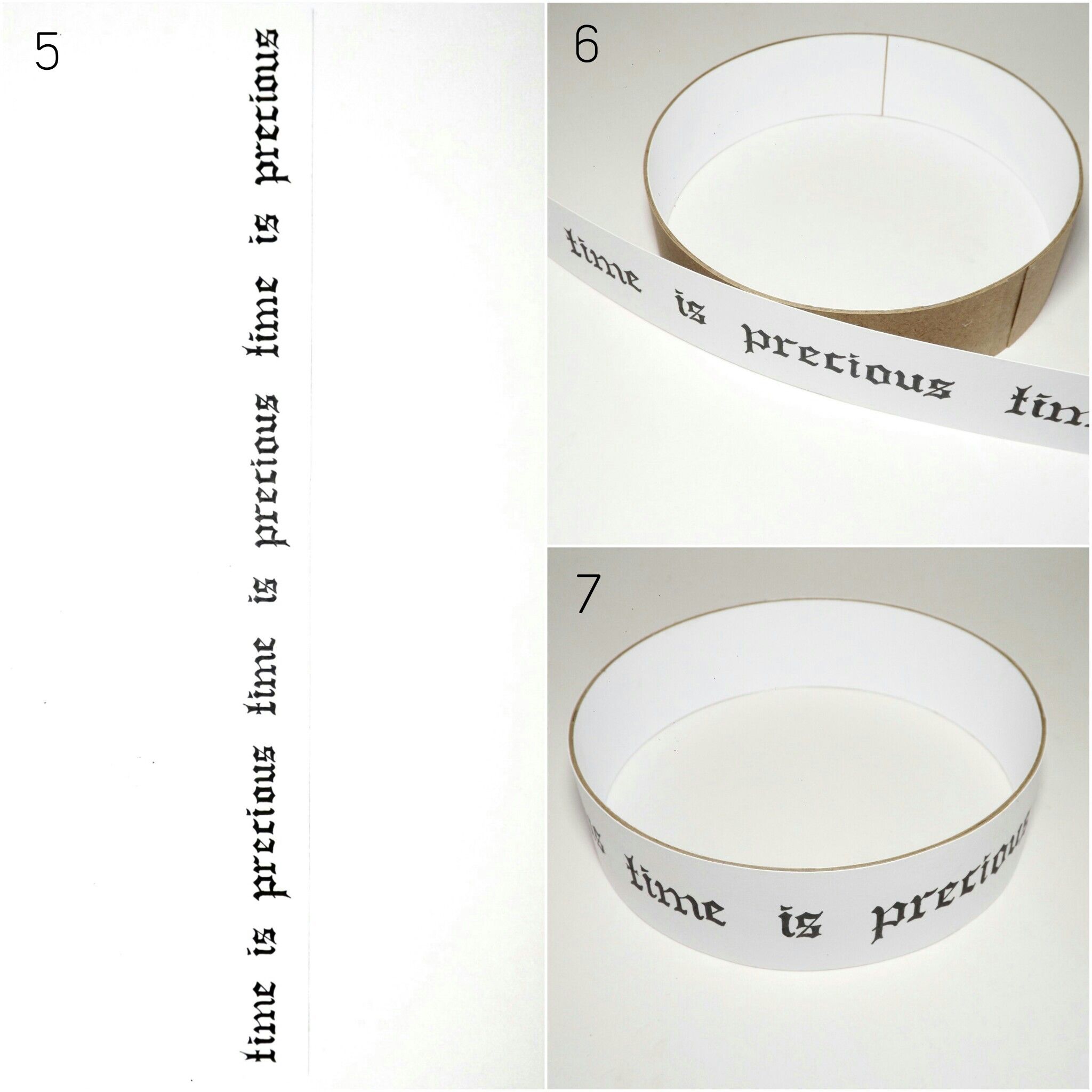 Cardboard Paper Ring Clock : 10 Steps (with Pictures) - Instructables