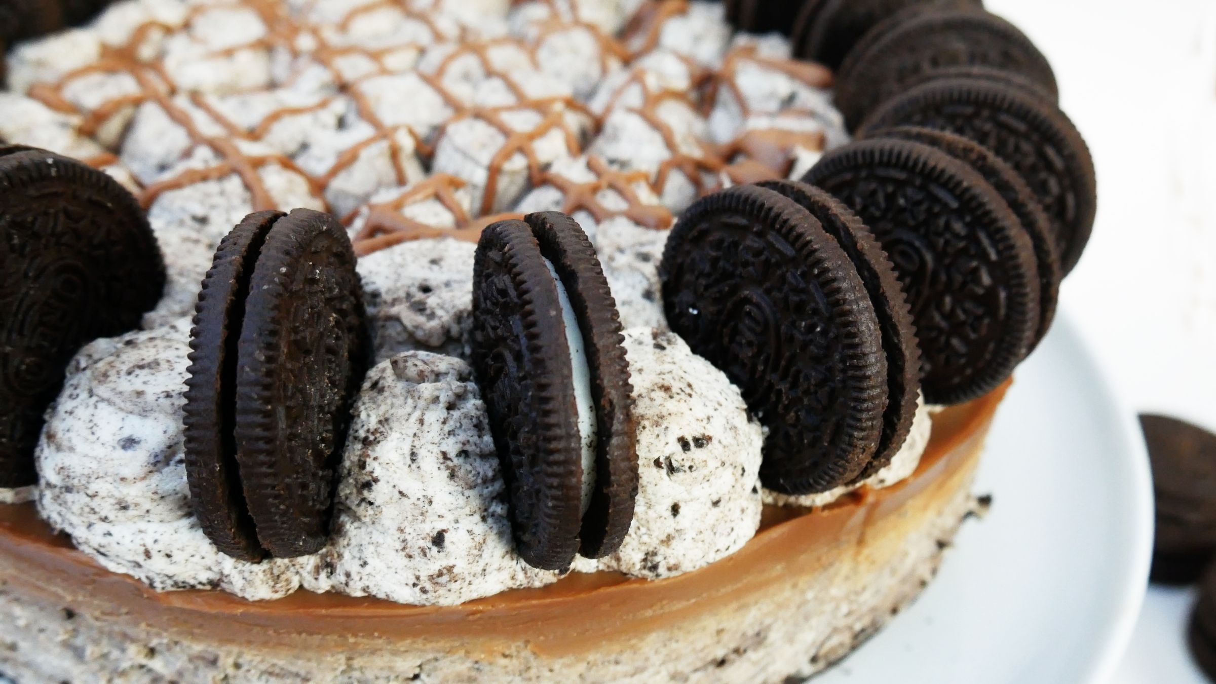 NO BAKE OREO COOKIES & CREAM CHEESECAKE : 5 Steps (with Pictures ...