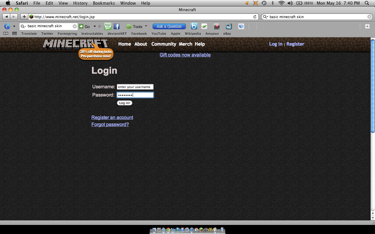 How to Add a Skin to Your Minecraft Character : 6 Steps - Instructables