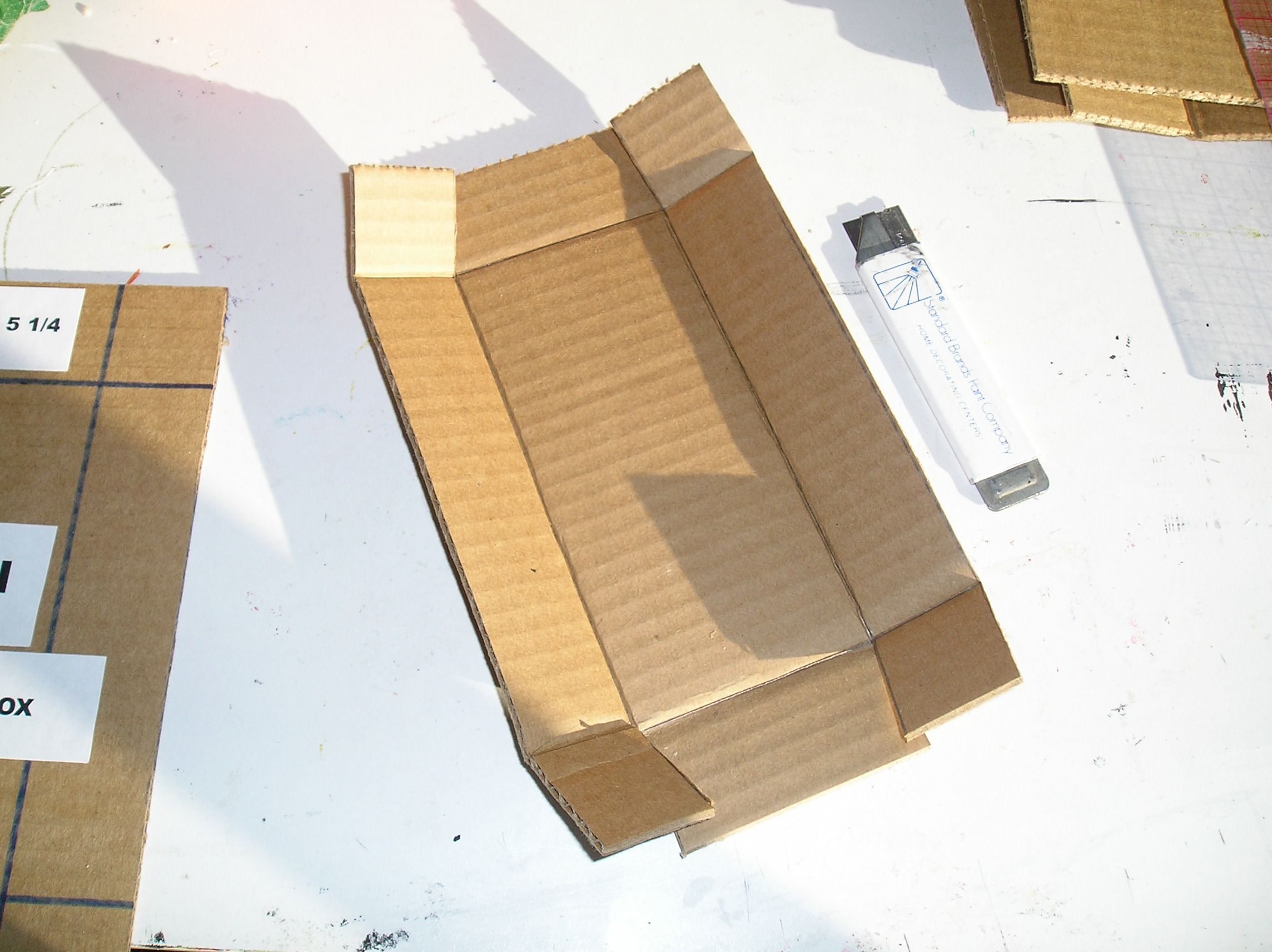 Make Cheap, Easy Cardboard Small Parts Storage Organizers : 5 Steps ...