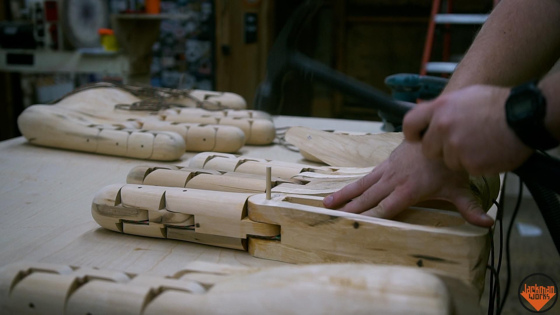Building Giant Articulated Hands (carved From Wood for Social ...