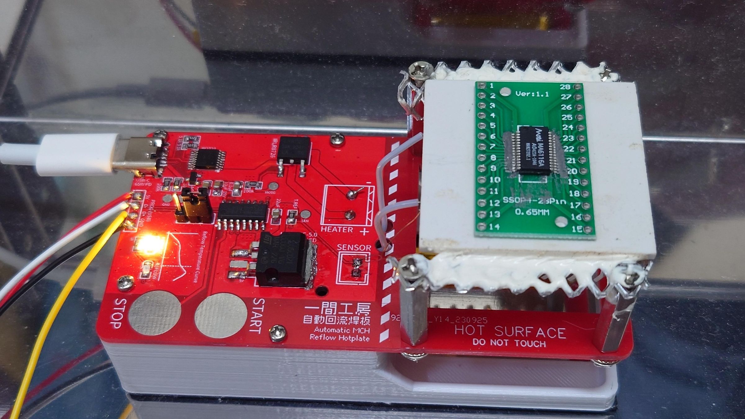 Instructions | DIY USB-PD Powered MCH Automatic Reflow Hotplate | Hackaday.io