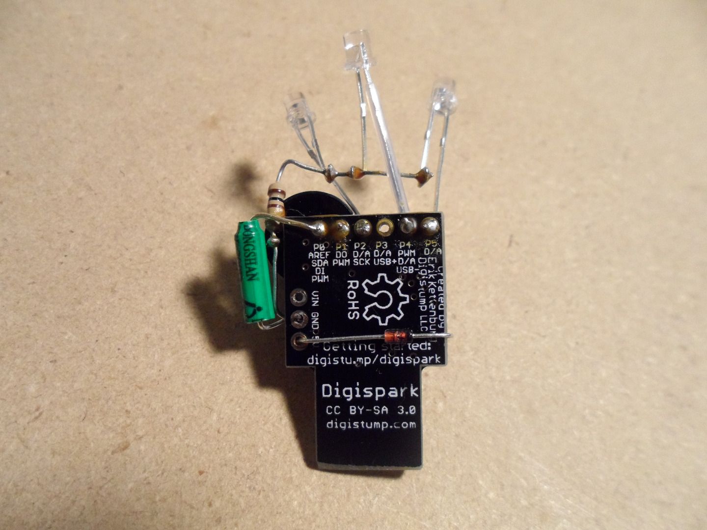 3 Minute Game Timer, a Deep Sleeping ATtiny85 Digispark : 7 Steps ...