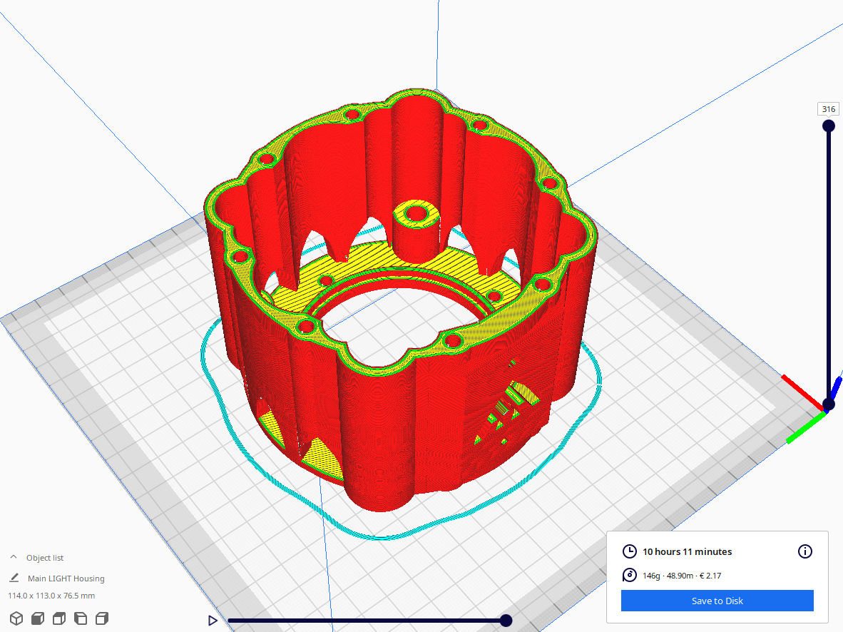 3D Printed Natural-Color Cost-Effective Worklight (Extreme Attention to ...