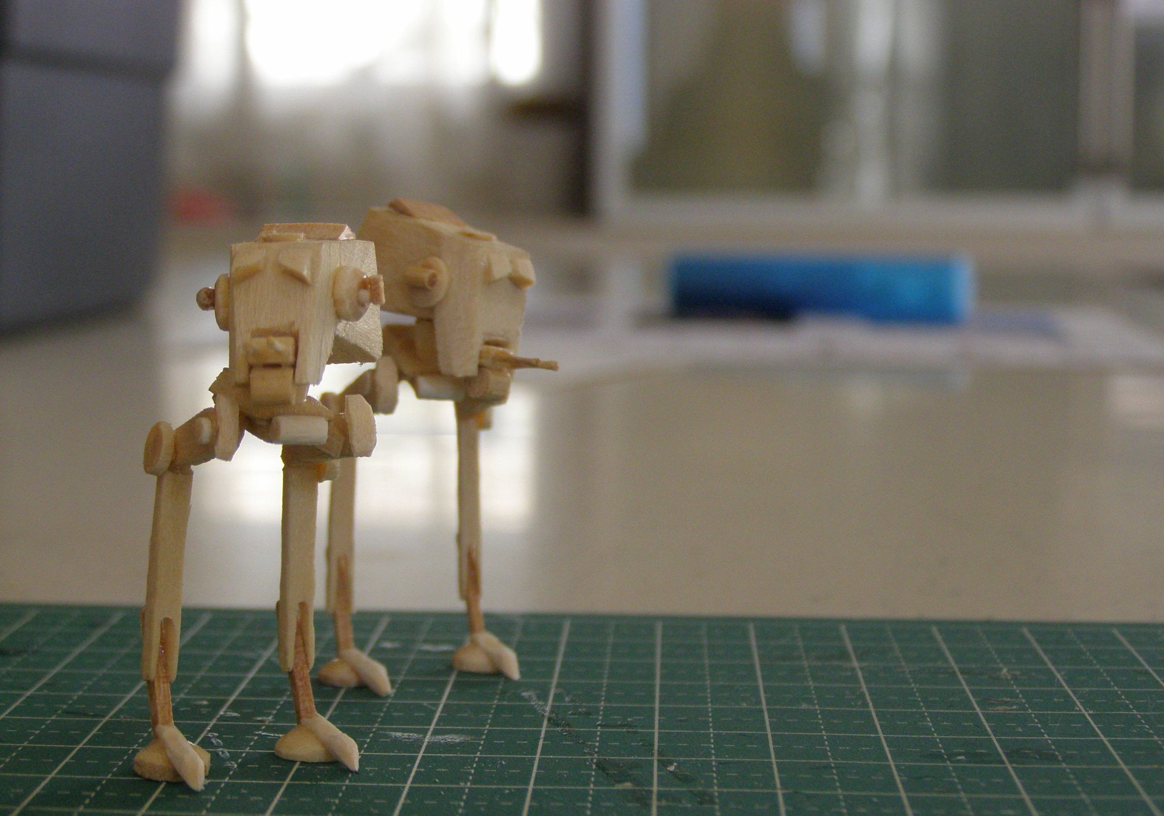 Mini AT-ST Popsicle Stick Model : 7 Steps (with Pictures) - Instructables