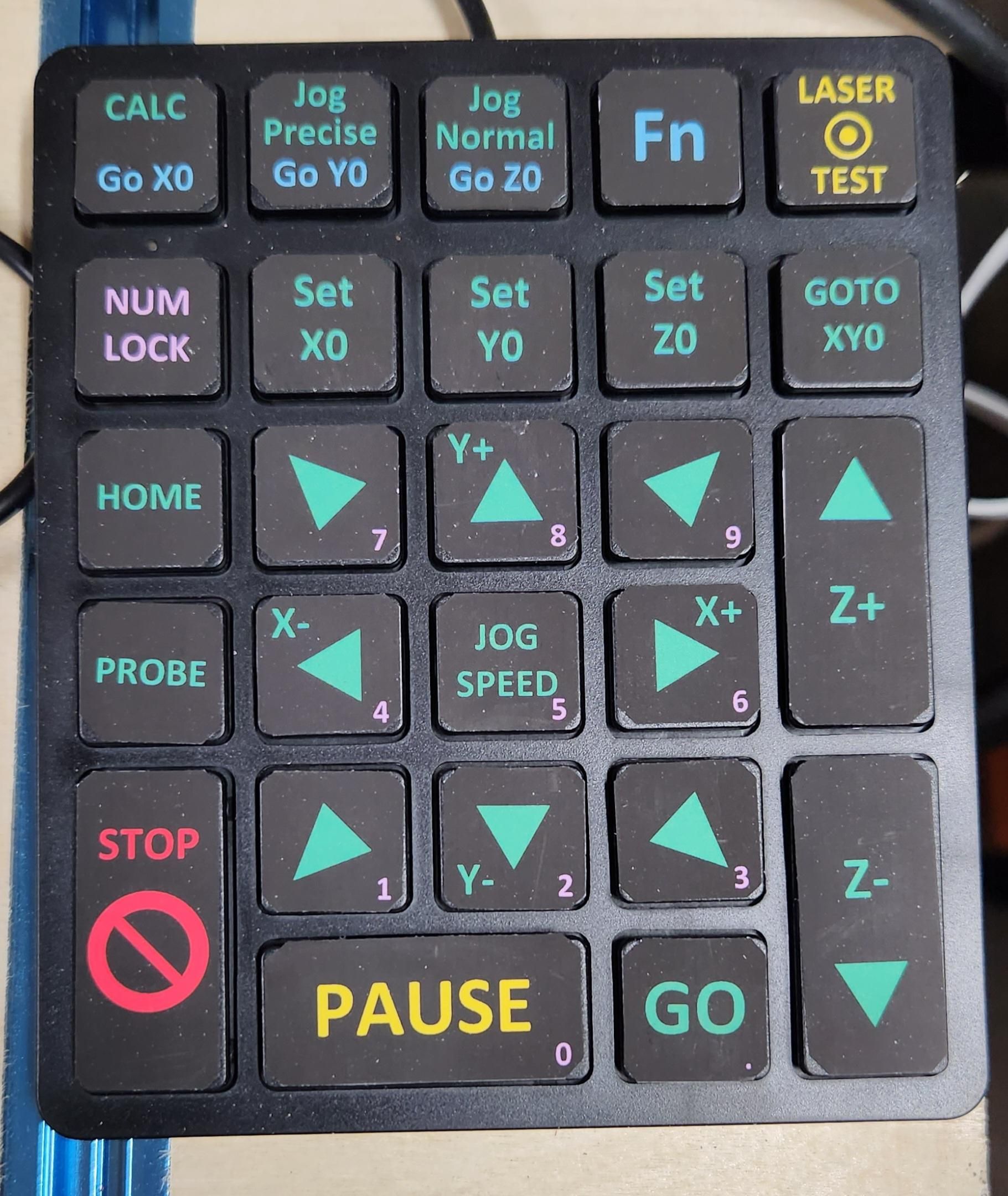 USB Pendant for Universal Gcode Sender (UGS) for CNC Machining : 11 ...