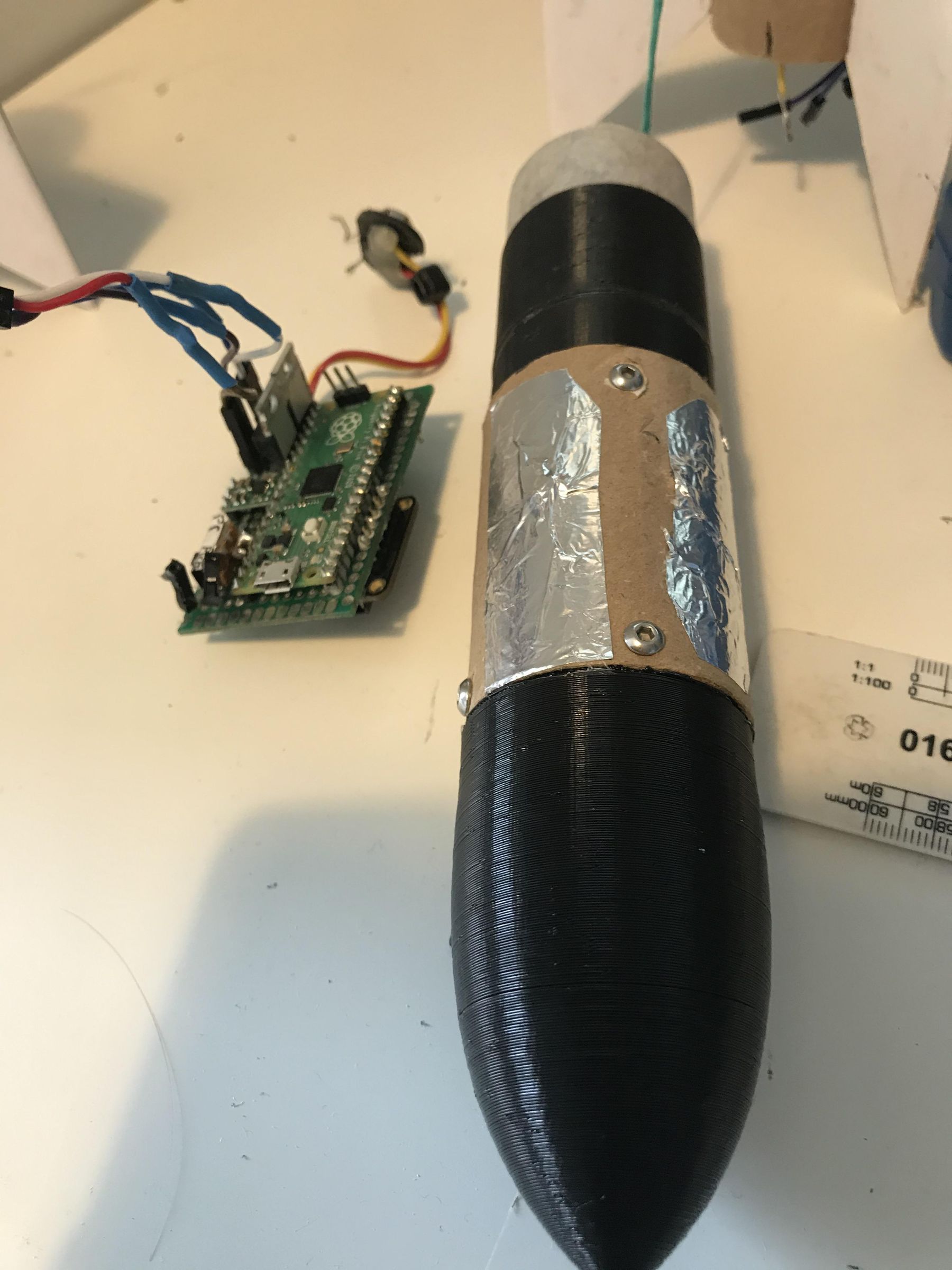 Two Stage Electronic Model Rocket : 17 Steps (with Pictures ...