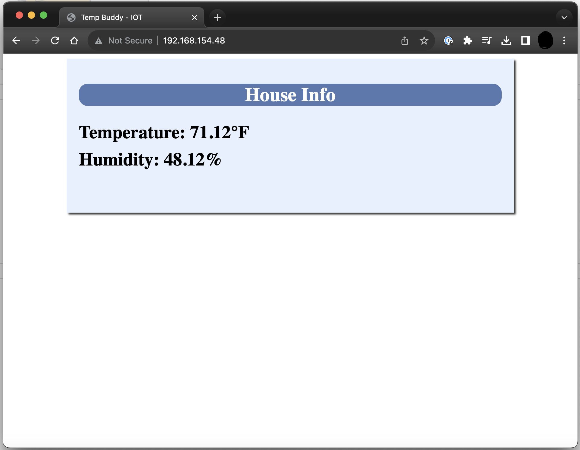 WiFi Enabled Temperature/Humidity Sensor Using ESP8266 (TempBuddy ...
