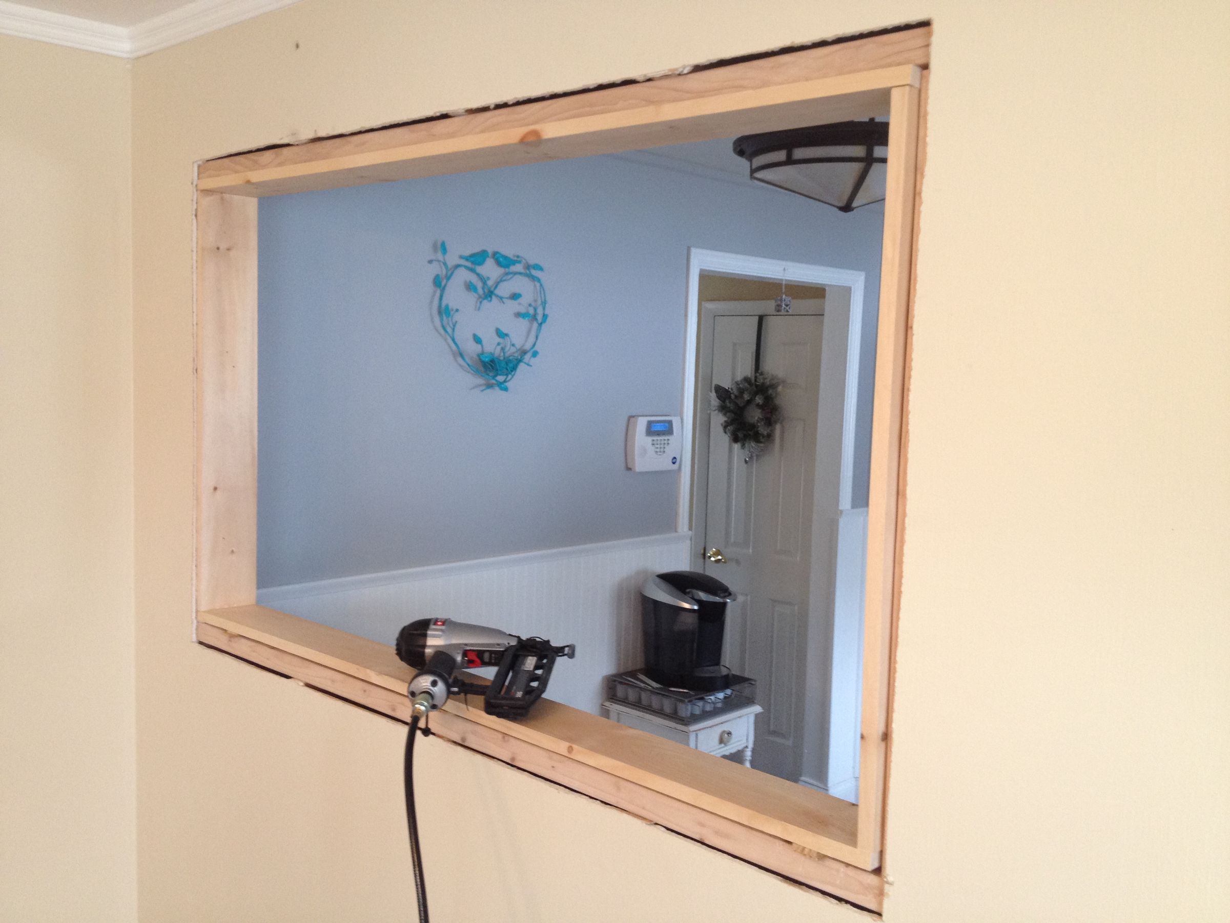 Kitchen Wall Pass Through : 9 Steps (with Pictures) - Instructables