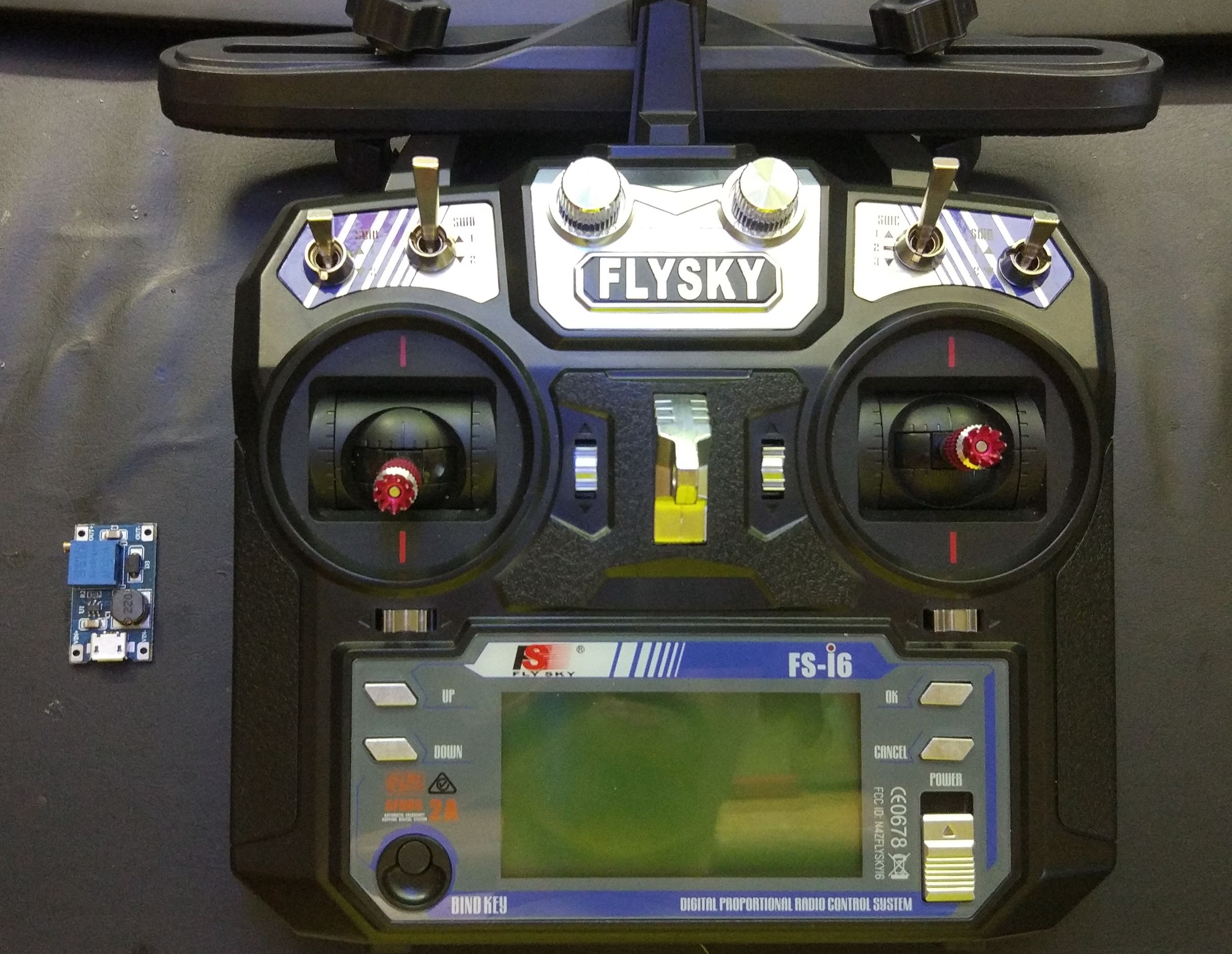 Supply the Flysky FS-I6 Controller With Micro USB or 2V to 6V Battery ...