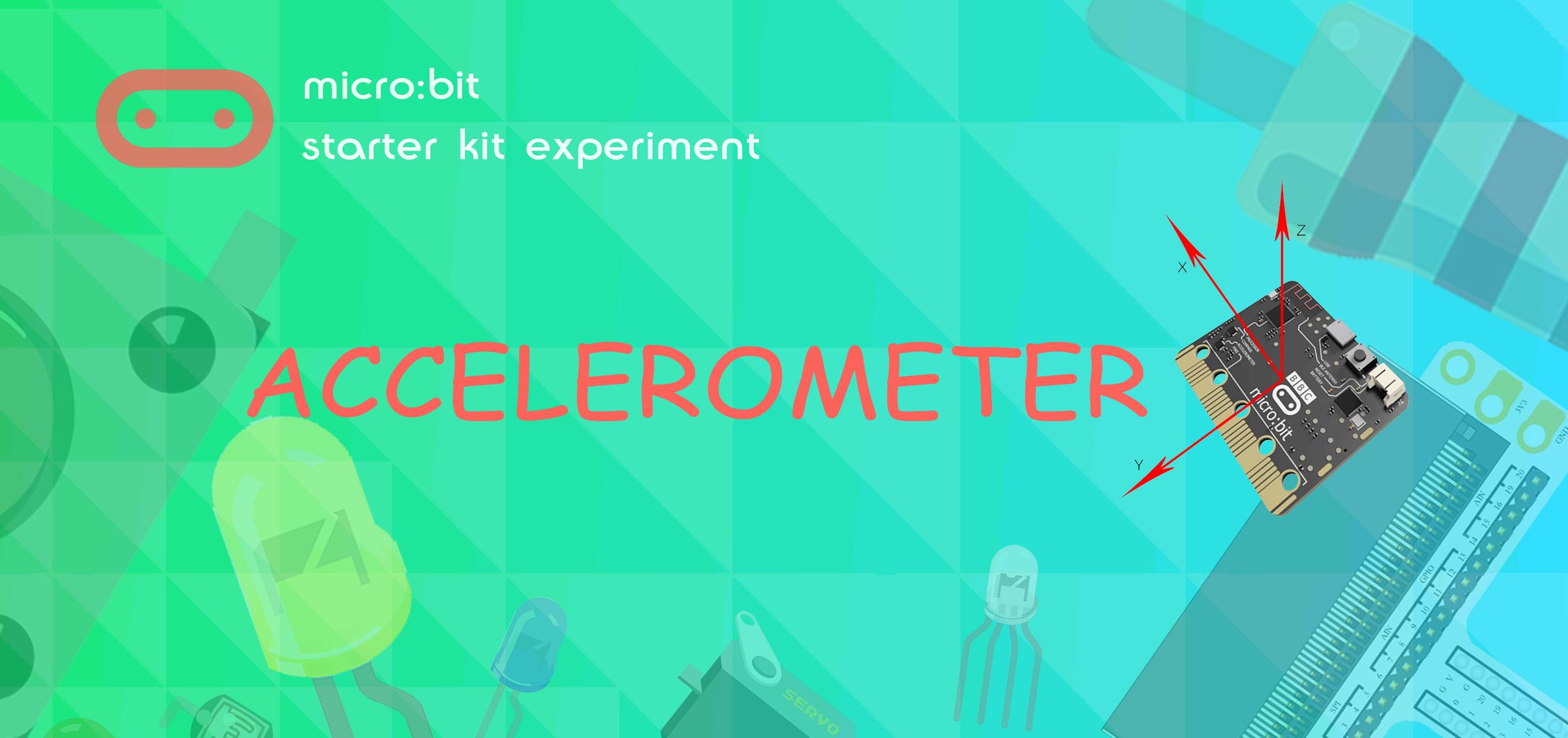 Micro:bit Experiment 12: Accelerometer —— Elecfreaks Mirco: Bit Starter ...