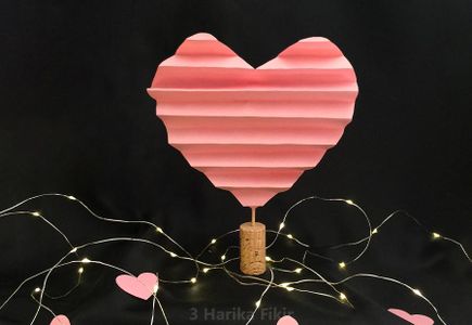 Paper Heart Room Decor for Valentine's Day Decoration : 9 Steps (with ...