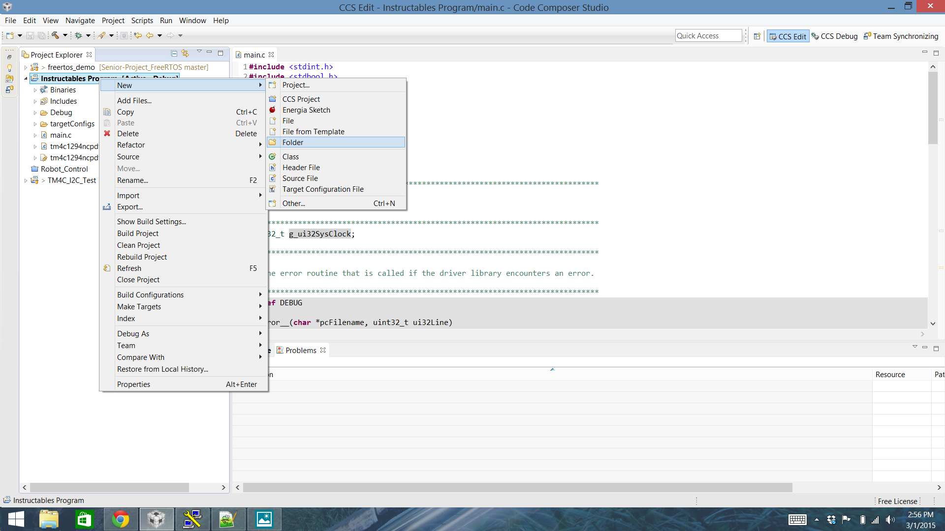 Creating a New Tiva Project in Code Composer Studio : 8 Steps ...