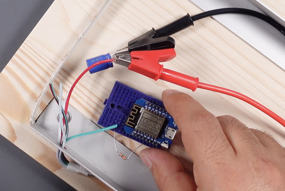 DIY Simple Wooden Ambient Light (ESP8266, WLED, WS2812B) : 9 Steps ...