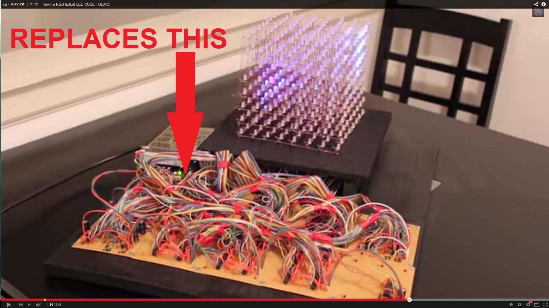 8X8X8 3D RGB LED Cube : 18 Steps (with Pictures) - Instructables
