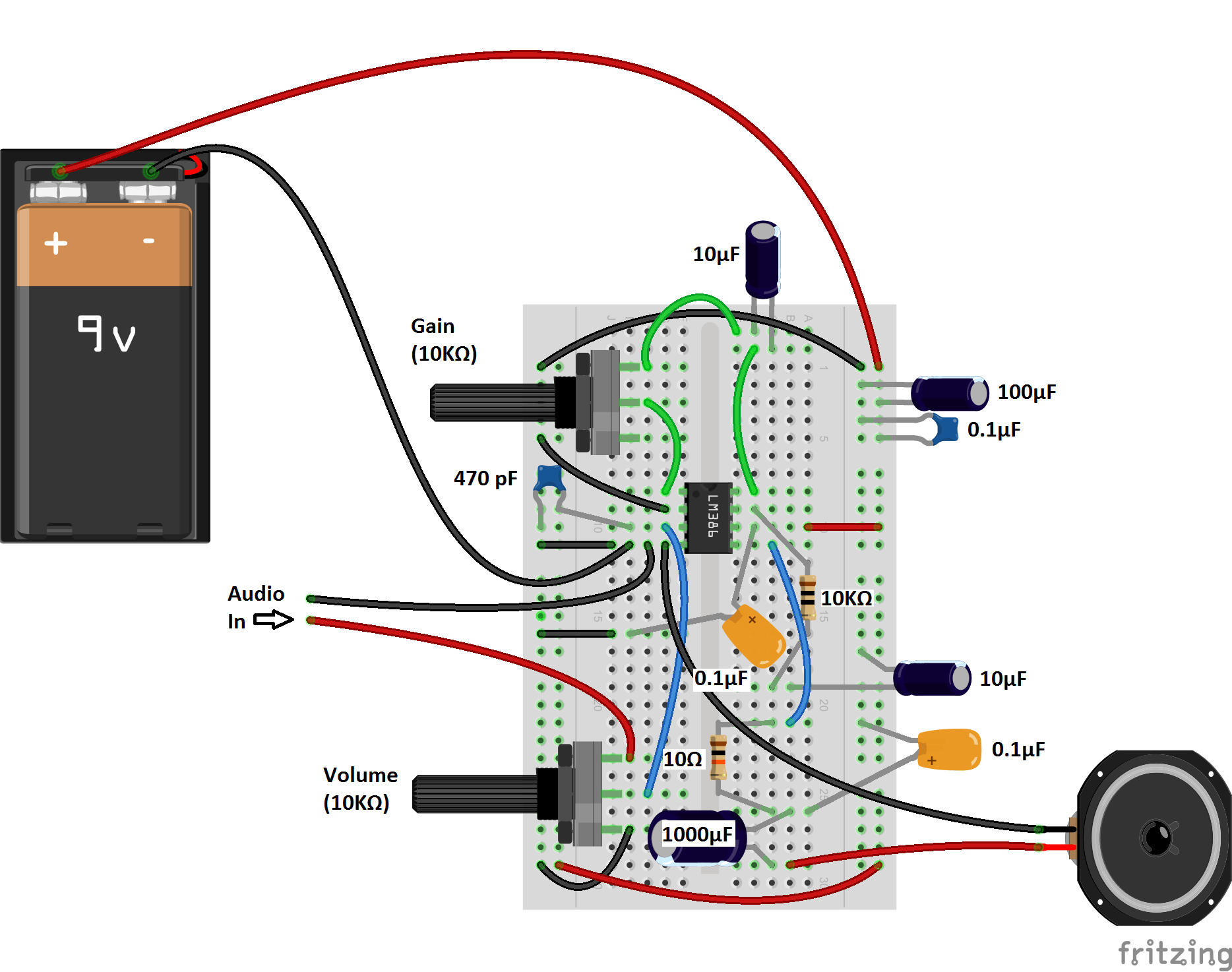LM386 Amplifier With PCB - Instructables