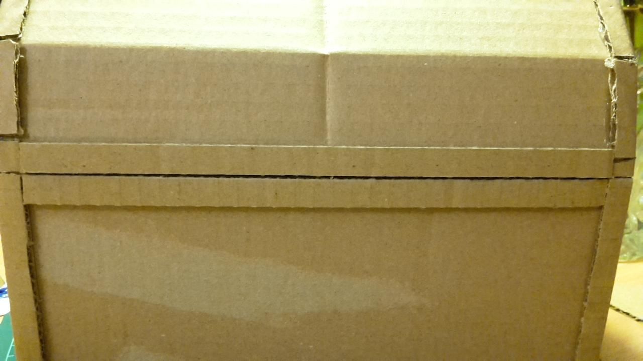 Easy Treasure Chest From Cardboard Box : 9 Steps (with Pictures ...