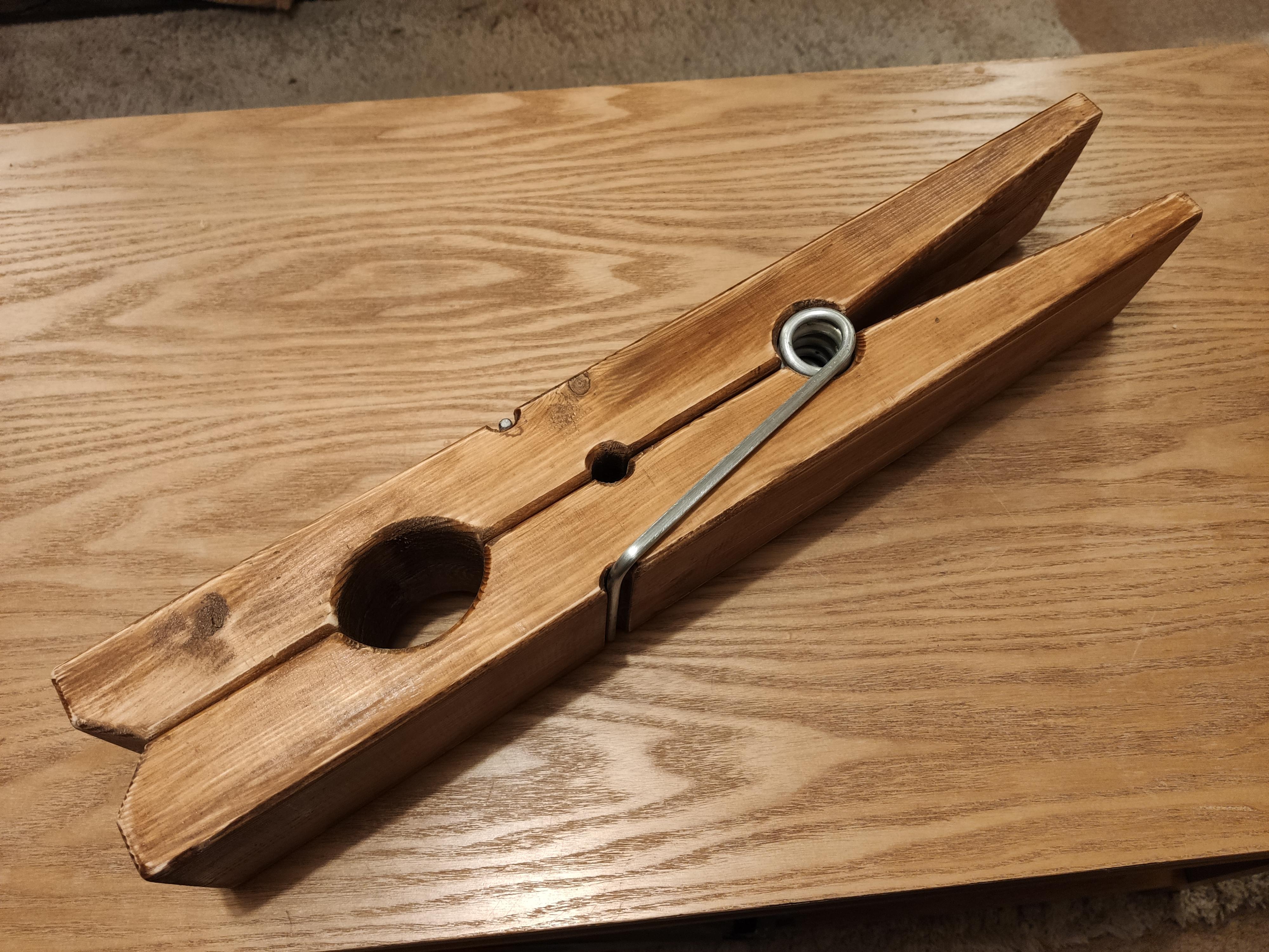 Giant Wooden Clothes Pegs : 4 Steps (with Pictures) - Instructables