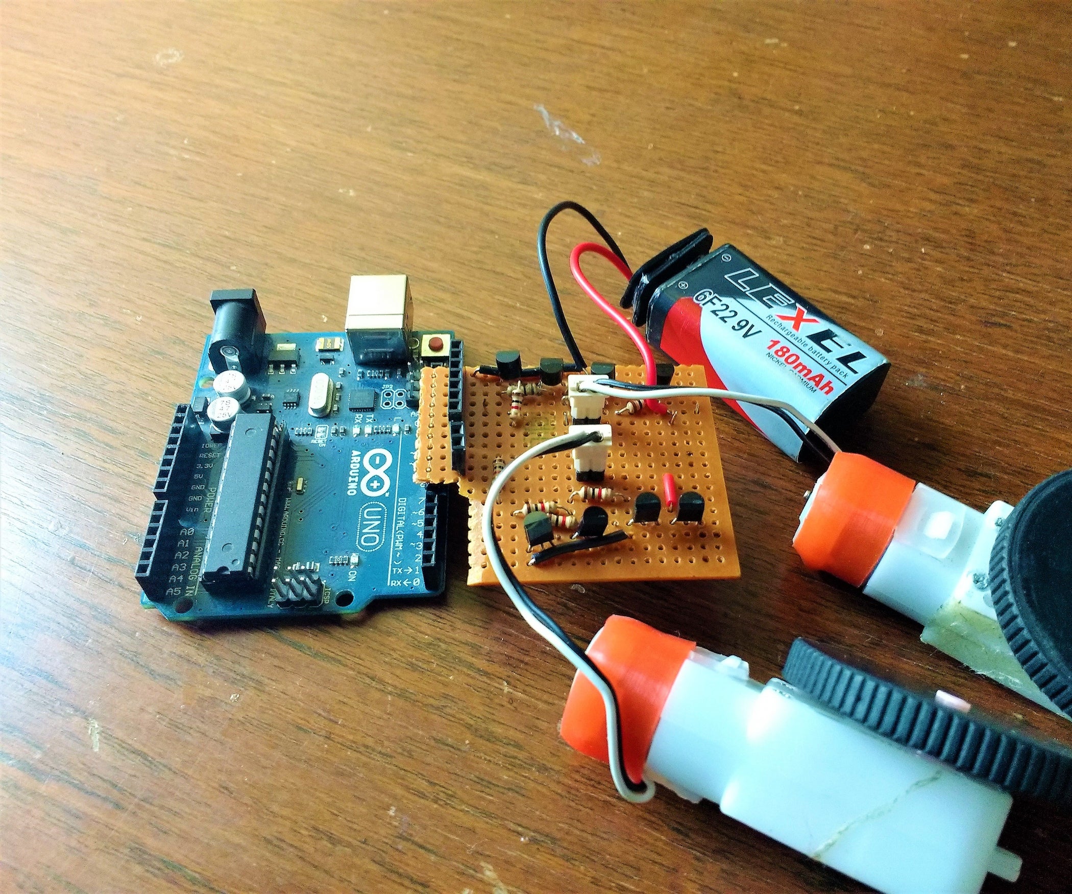 DIY H-Bridge Shield for Arduino With Transistors : 6 Steps (with ...