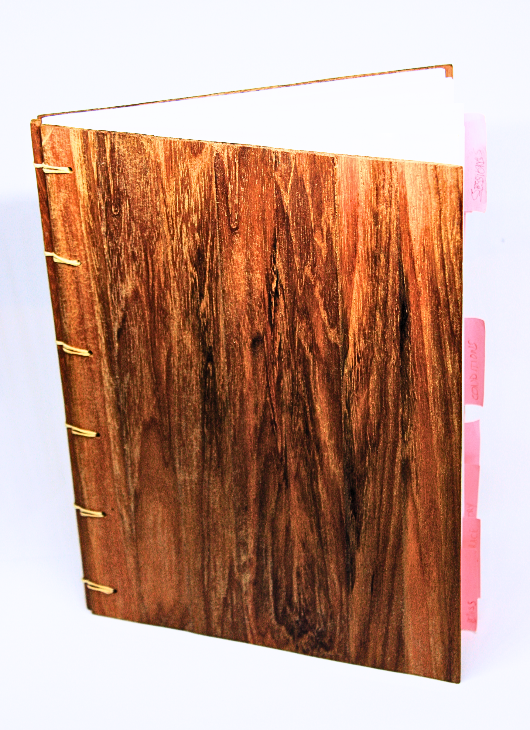Custom Wooden Cover Notebook : 11 Steps - Instructables