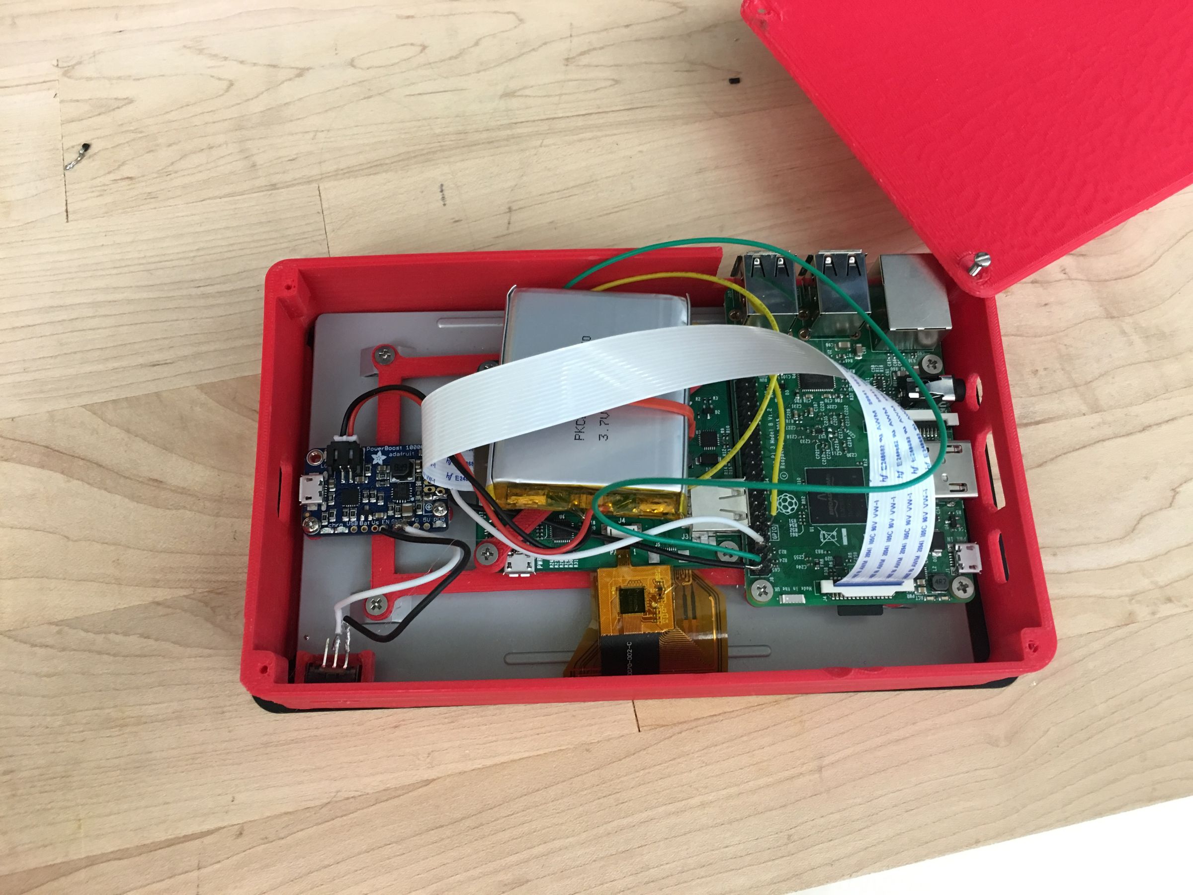 3D Printed Raspberry Pi Tablet and Cradle for VEX Practice Fields : 6 ...