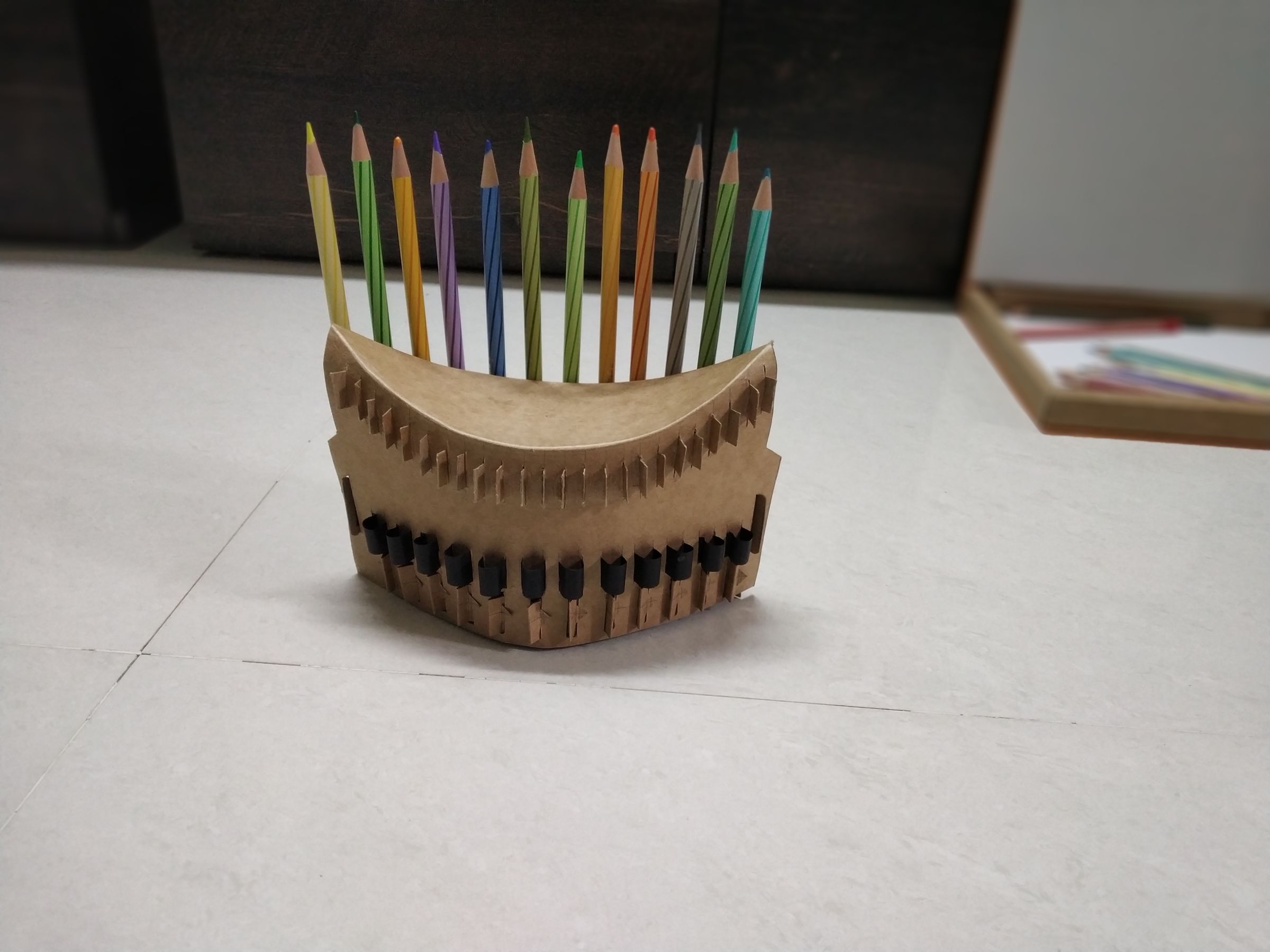 Foldable Colour Pencil Stand : 8 Steps - Instructables