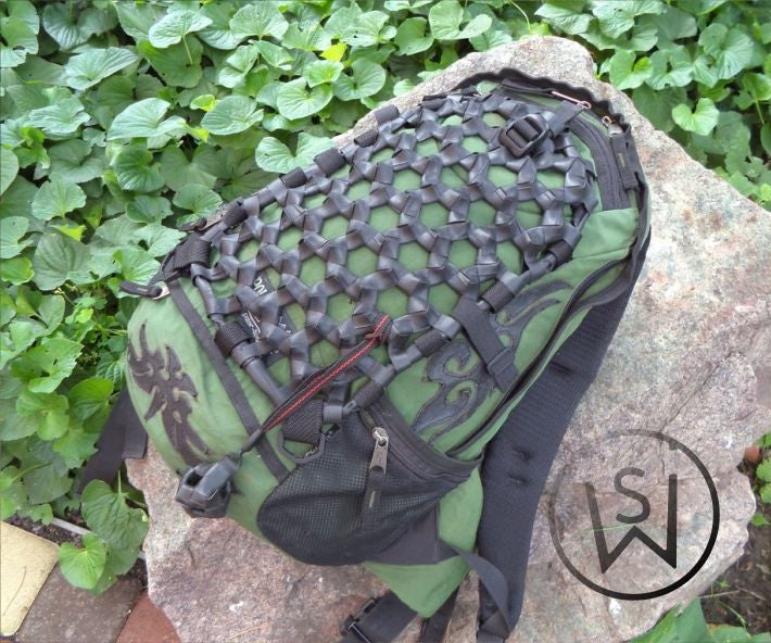 Backpack Cargo Net From Inner Tubes : 26 Steps (with Pictures ...