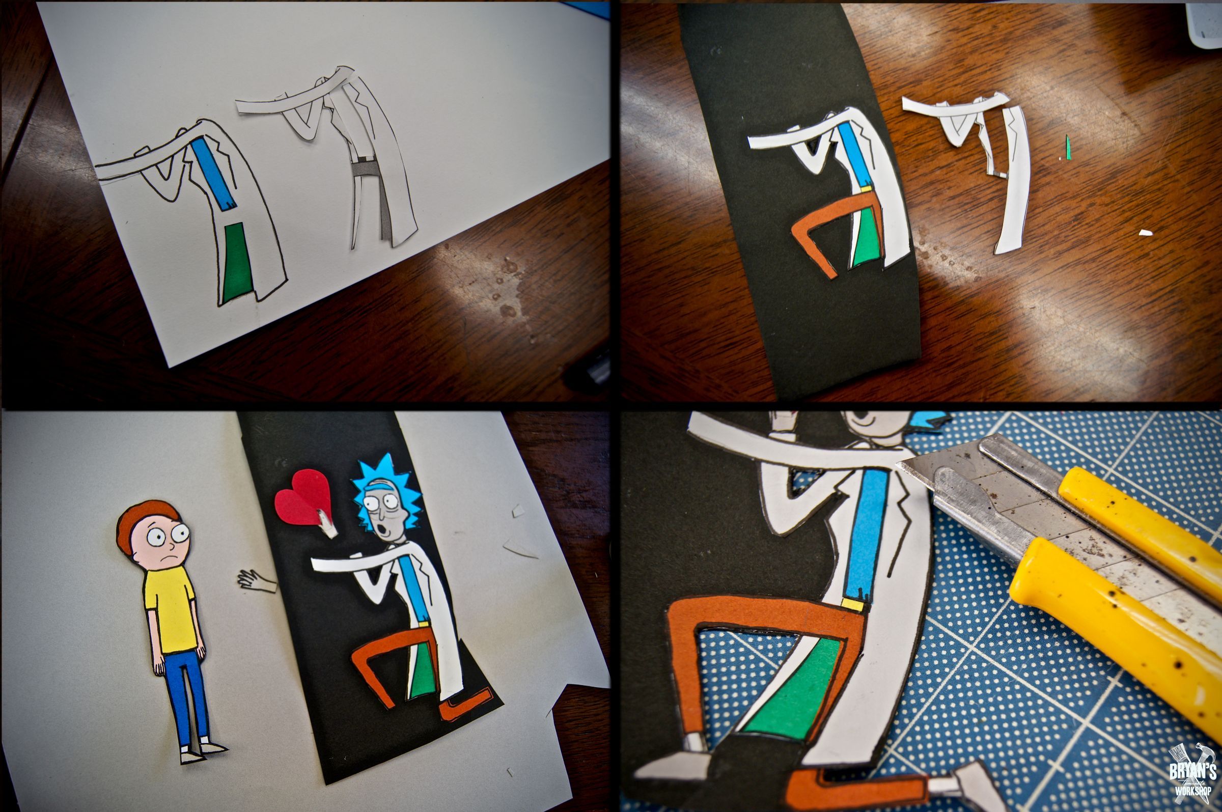 How to Easily Make Your Favorite Characters Using Paper! : 11 Steps ...