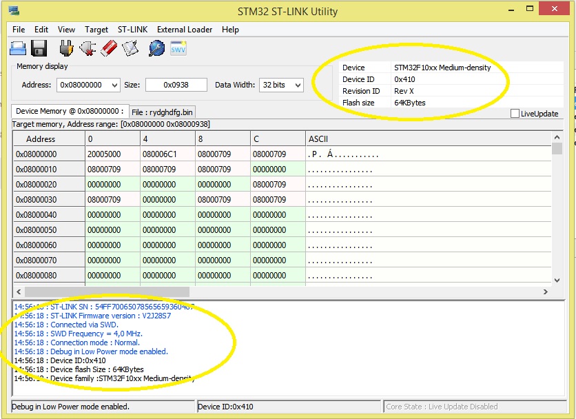 STM32F103C8X Minimal Development Board + ST Link V2 + STM Workbench : 9 ...