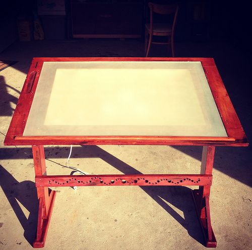 Antique-Inspired Drawing Table W/ Built-In Lightbox : 9 Steps (with ...