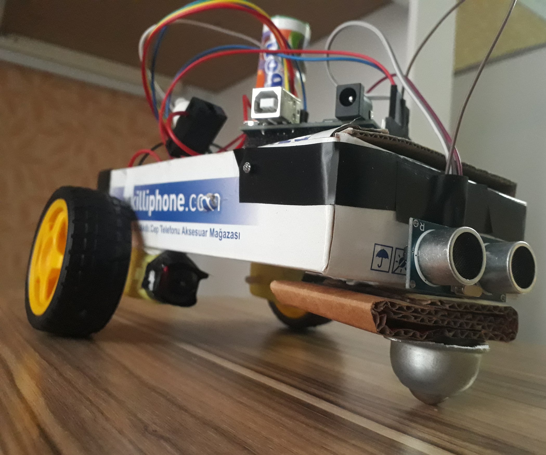 OBSTACLE AVOIDER ROBOT WITH ULTRASONIC SENSOR : 4 Steps - Instructables