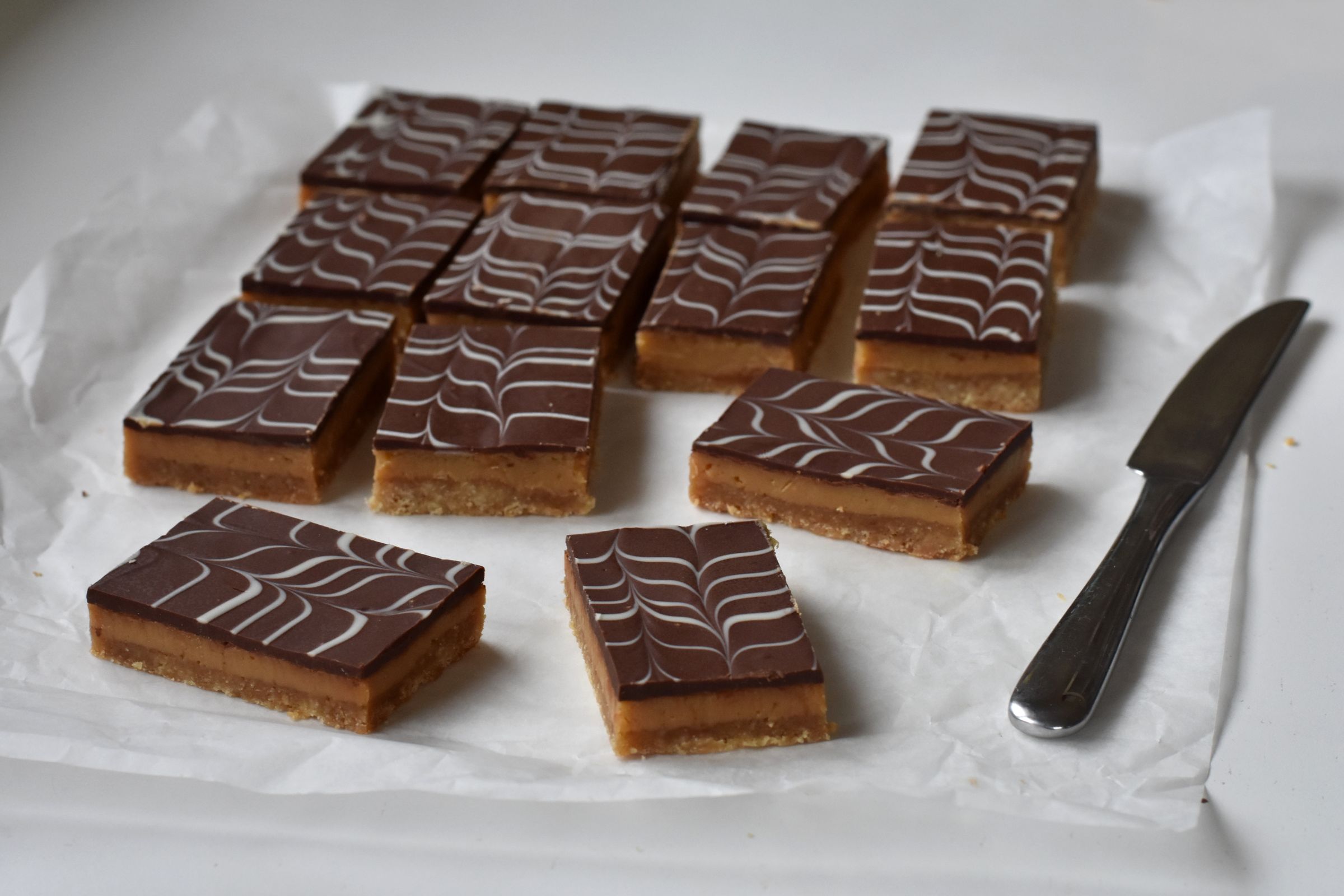 Marbled Chocolate Caramel Shortbread : 9 Steps (with Pictures ...