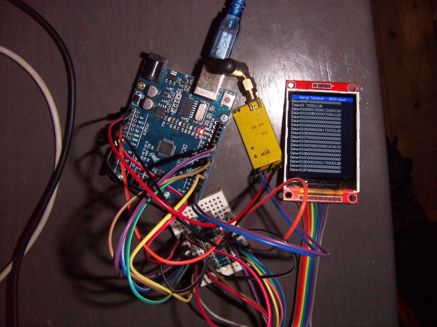 Arduino Serial UART Scrolling Display Terminal Using a 2.2" TFT : 5 ...